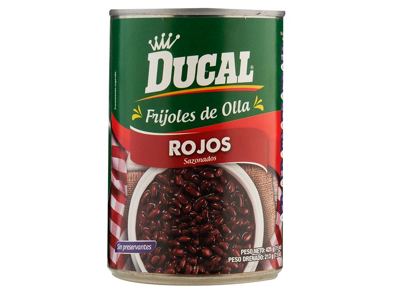 Comprar Frijol Ducal De Olla Rojo En Lata - 425gr | Walmart Costa Rica