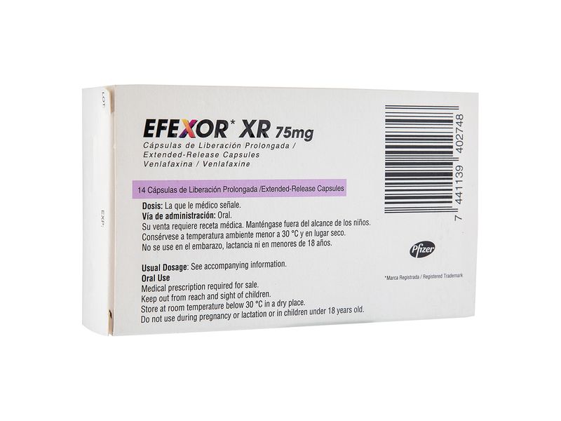Efexor Xr 75Mg X14 Cap X Caja