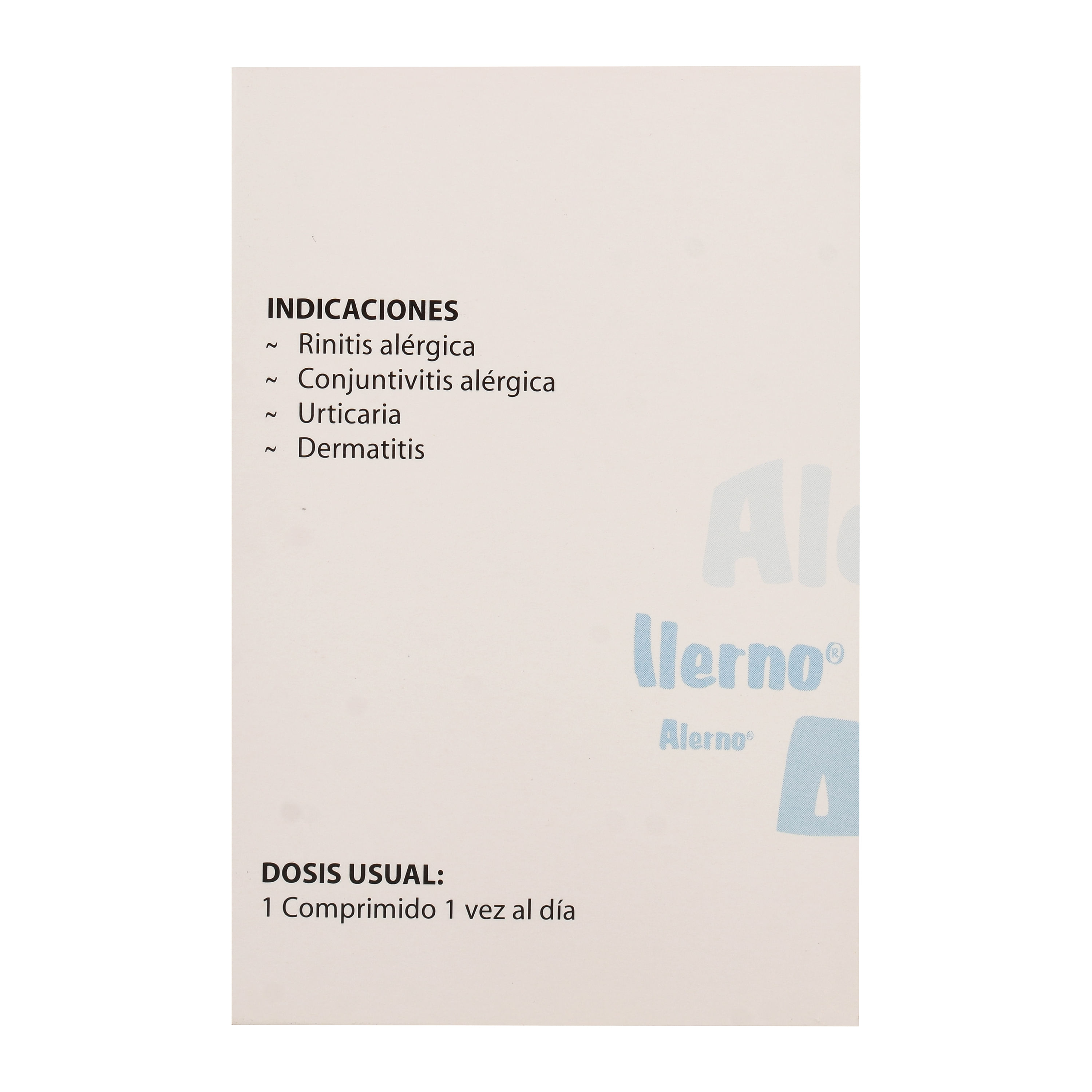 Comprar Alerno 20 Mg, Precio indicado por unidad | Walmart Costa Rica ...