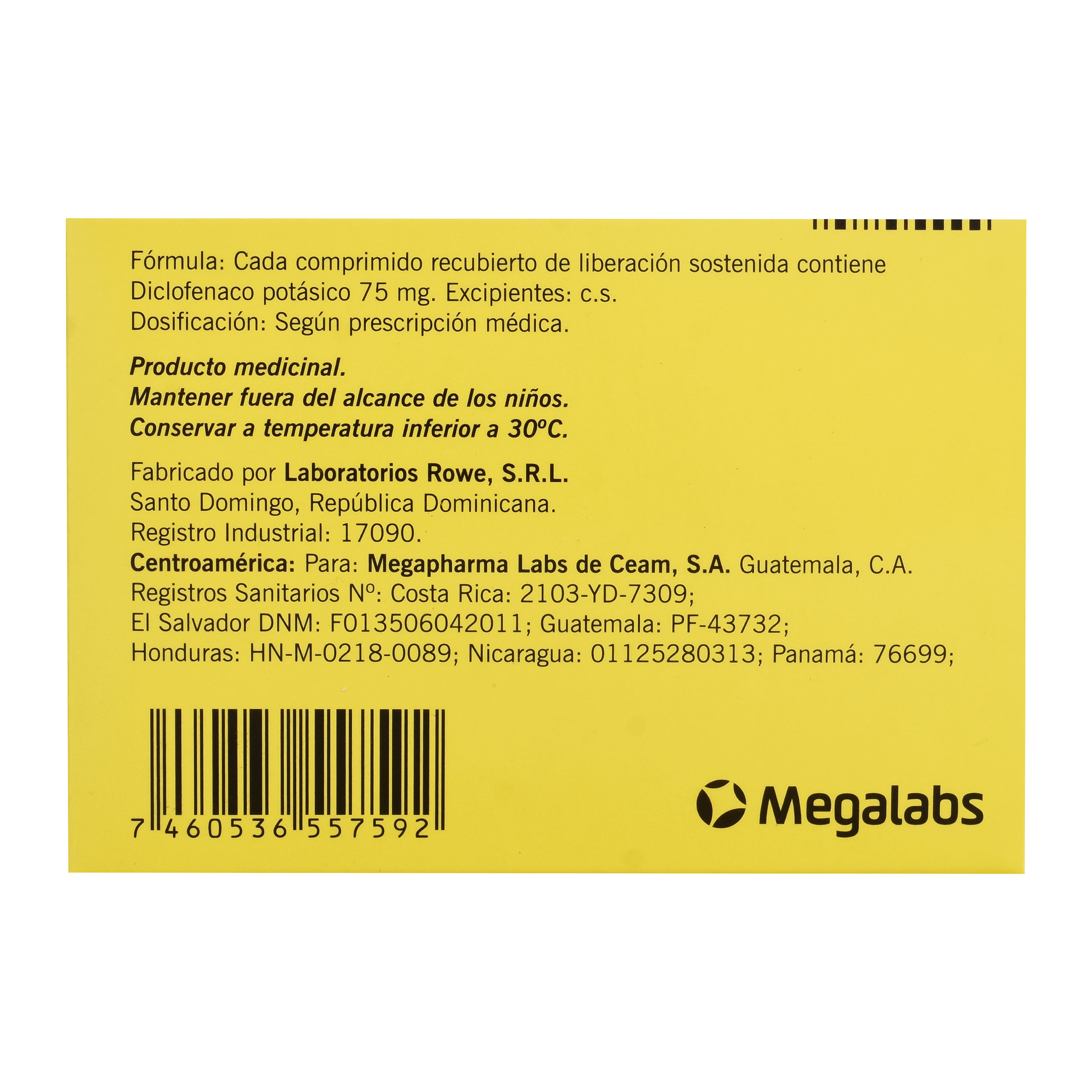 Comprar Nirapel 75 75Mg, Precio indicado por unidad | Walmart Costa Rica