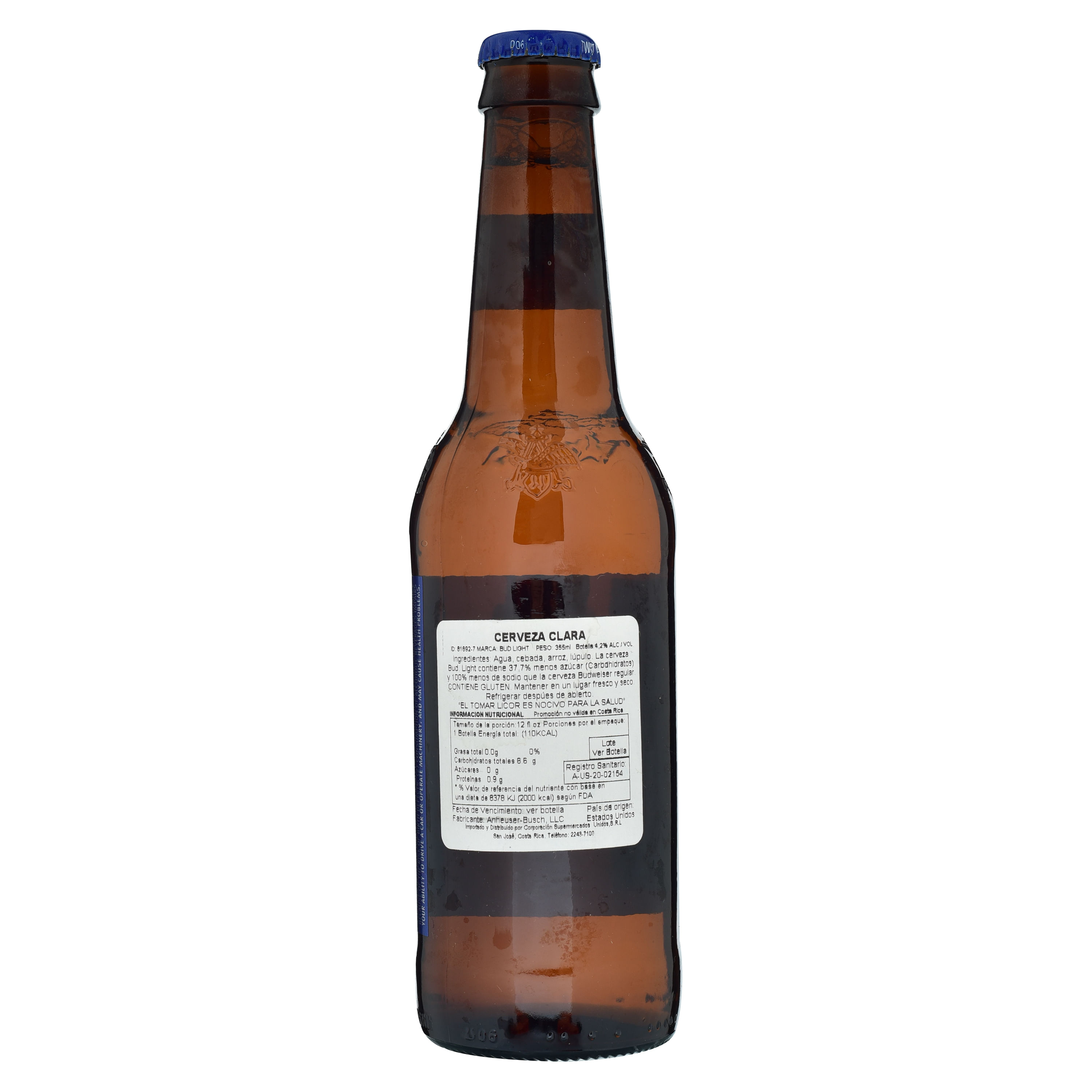 Comprar Cerveza Bud Light Botella - 355ml | Walmart Costa Rica ...