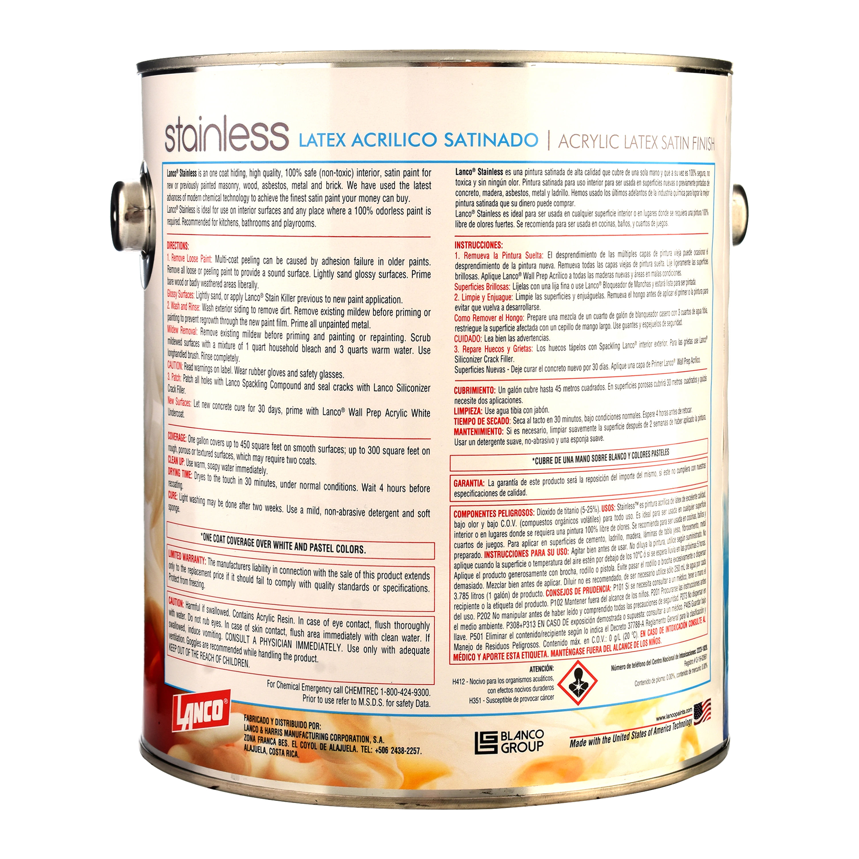 Comprar Pintura Lanco sin olor satín deep -1 Galón | Walmart Costa Rica ...