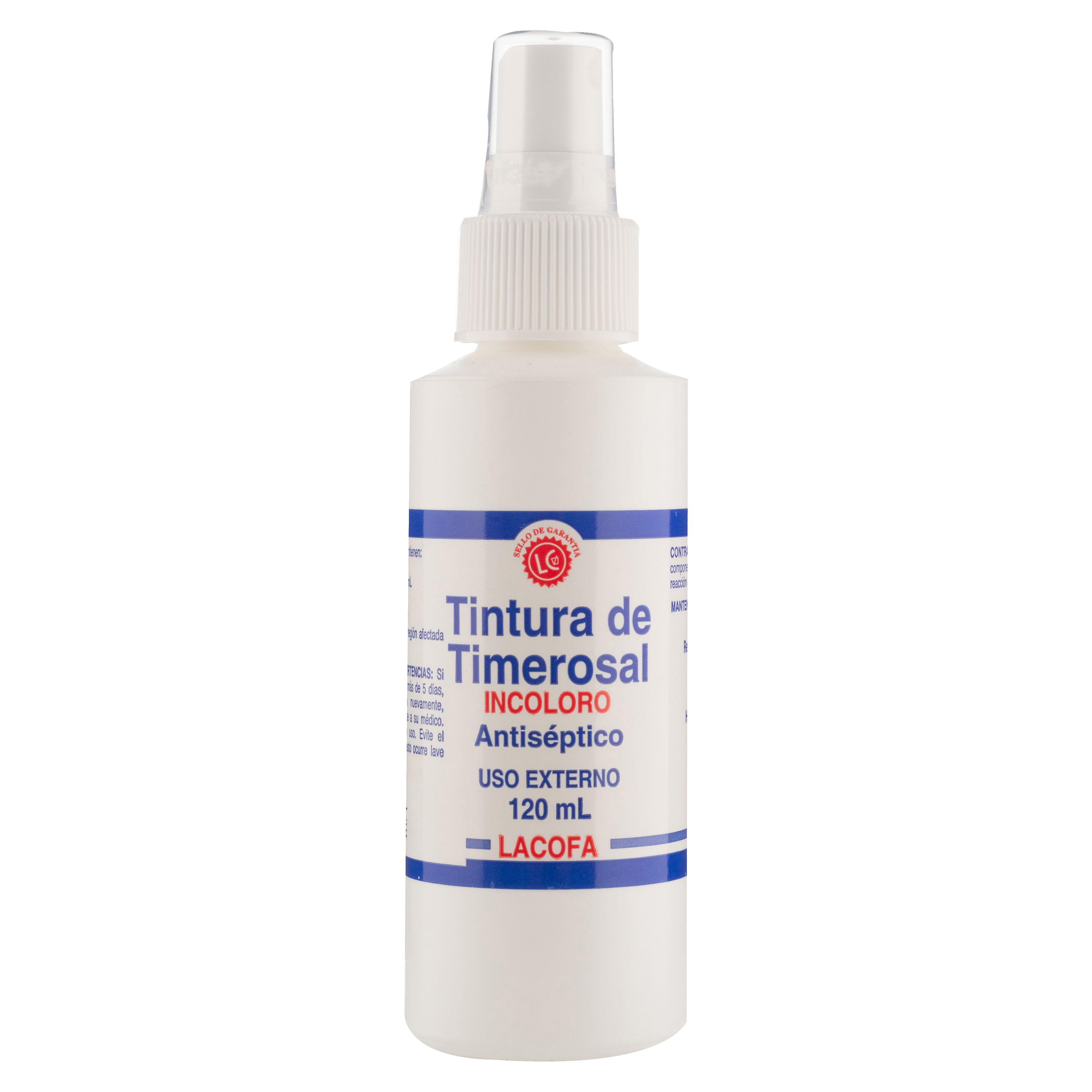 Comprar Spray Tintura De Timerosal Lacofa, Antiséptico -120 ml ... Comprar Spray Tintura De Timerosal Lacofa, Antiséptico -120 ml ...