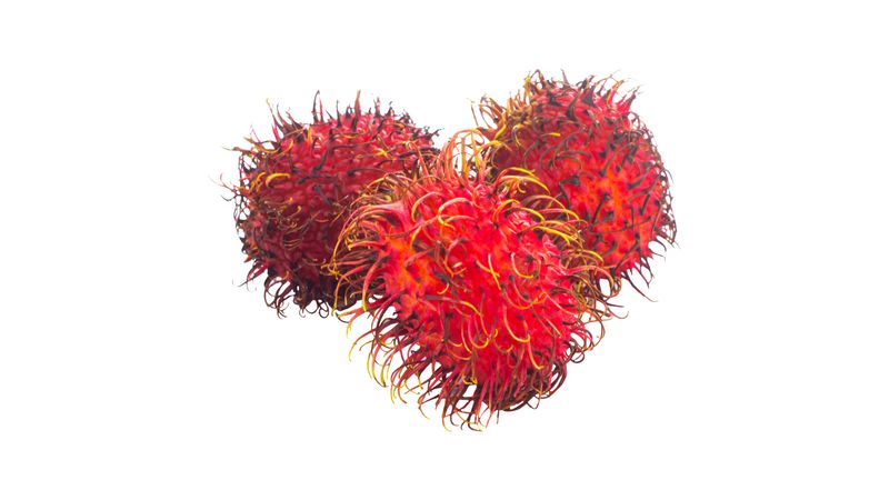 Mamon Chino Fruta Mamon Chino Lychee Costa Rica Stockfoto 573821476