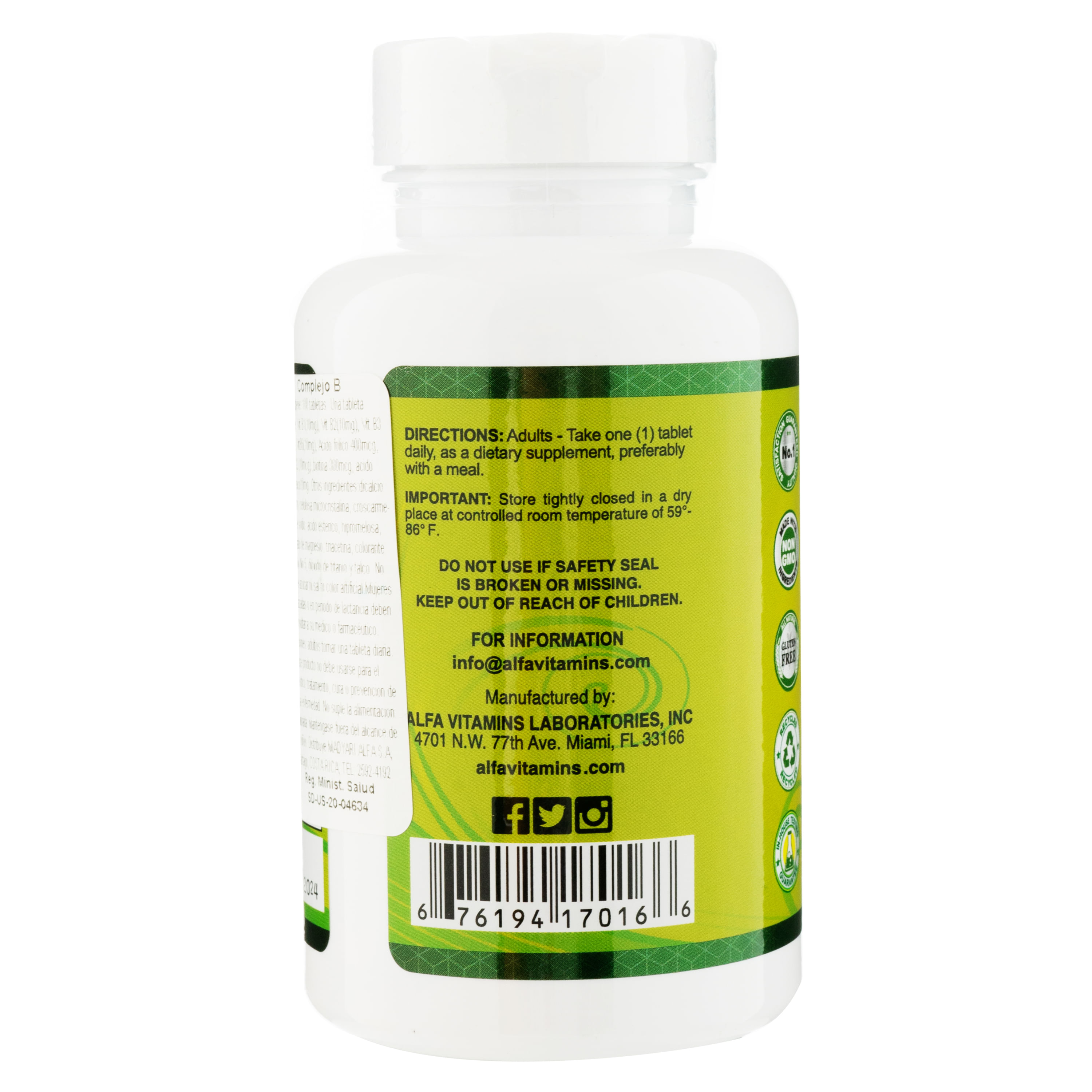 Comprar Vitamina C Alfa Vitam Complex Plus 100T | Walmart Costa Rica ...