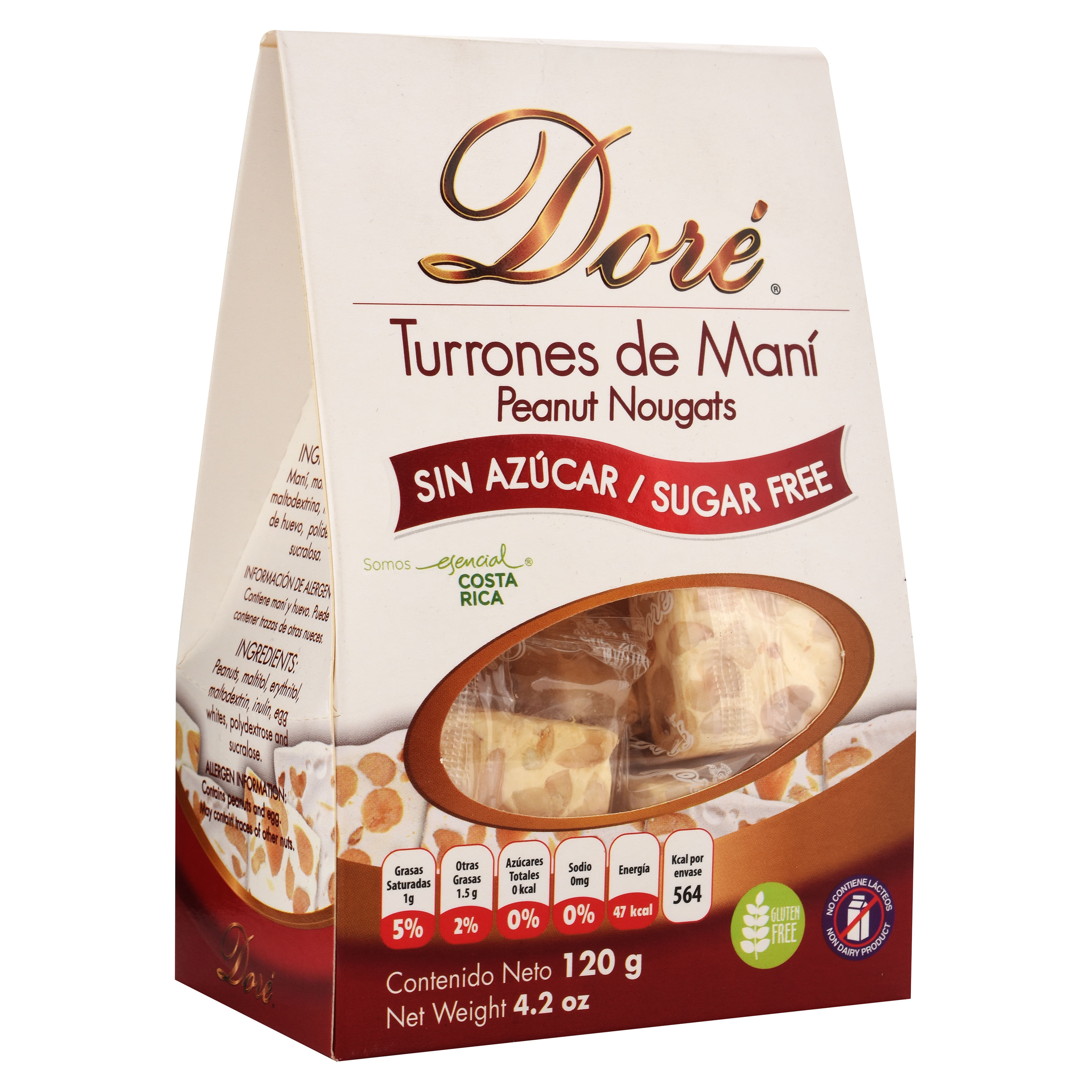 Comprar Turrón Dore Maní Sugar Free -120 g | Walmart Costa Rica ...
