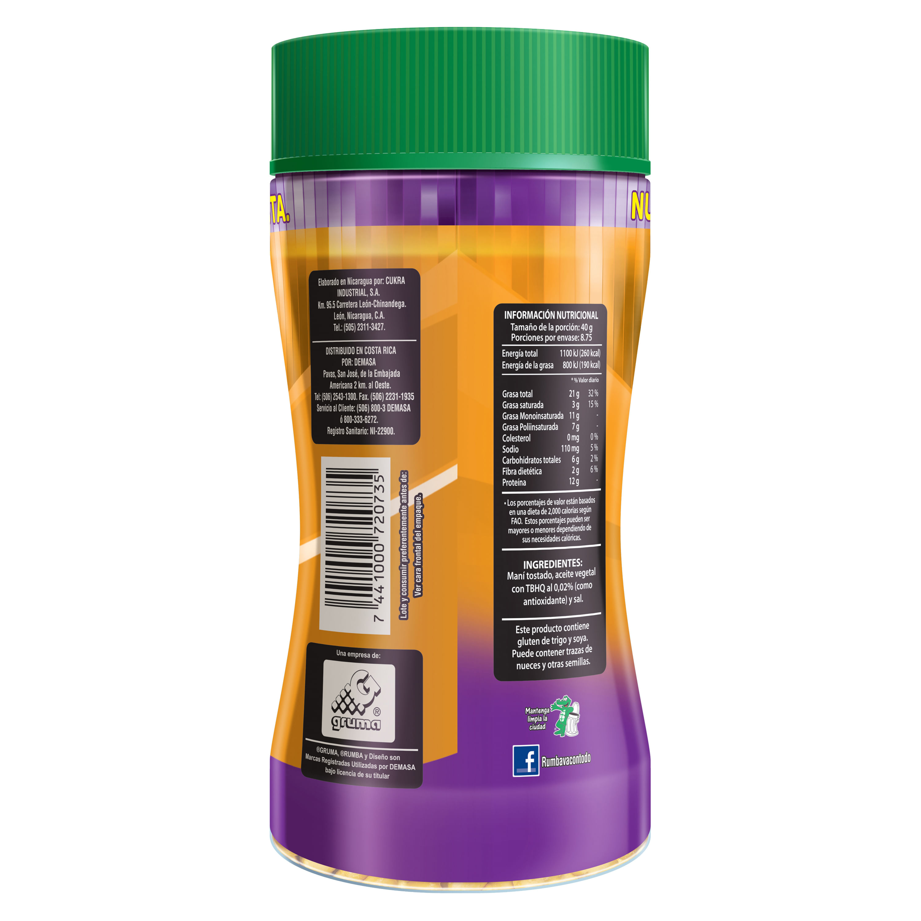 Semilla Rumba Maní Salado Tarro -350gr