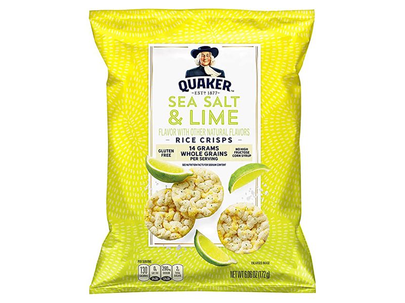 Snacks Quaker Mini Rice Crisps Salt Lime -172gr