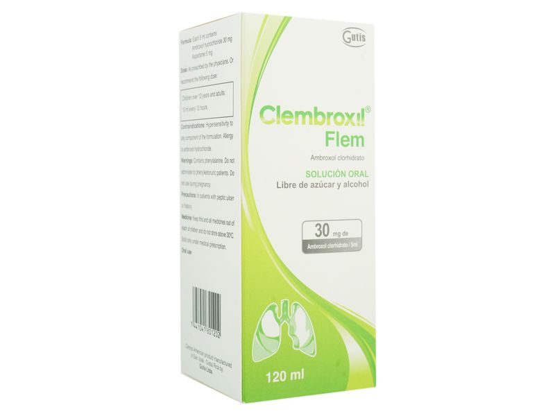 Jarabe Clembroxil Flem Gutis 120ml