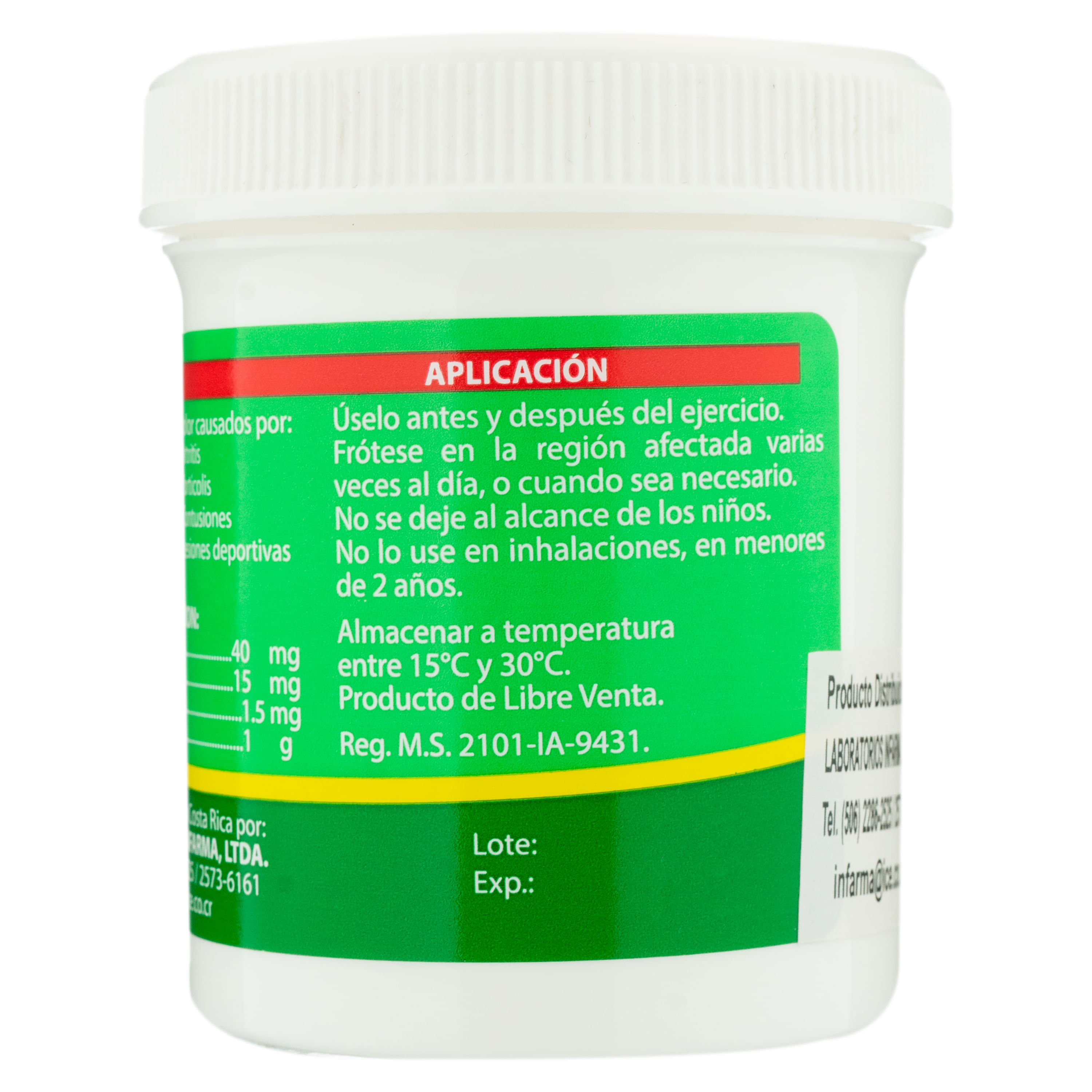 Comprar Gel Muscular Reflex 115 G | Walmart Costa Rica - Walmart ...