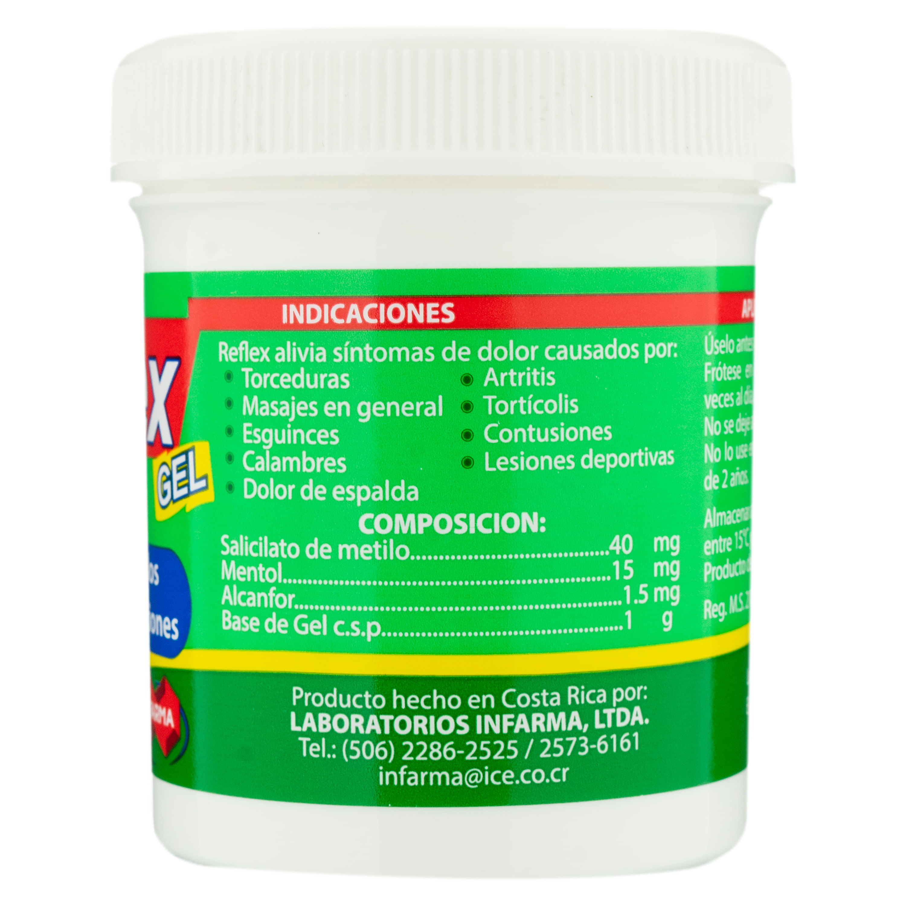 Comprar Gel Muscular Reflex 115 G | Walmart Costa Rica - Walmart ...