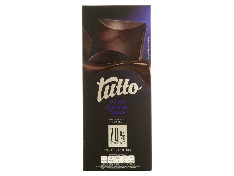 Comprar Chocolate Tutto Oscuro -80 g | Walmart Costa Rica