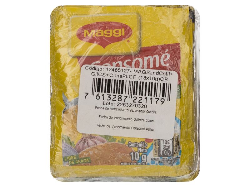 Comprar Consomé Maggi mix 14 pack más 4 sobres gratis - 180 g | Walmart ...
