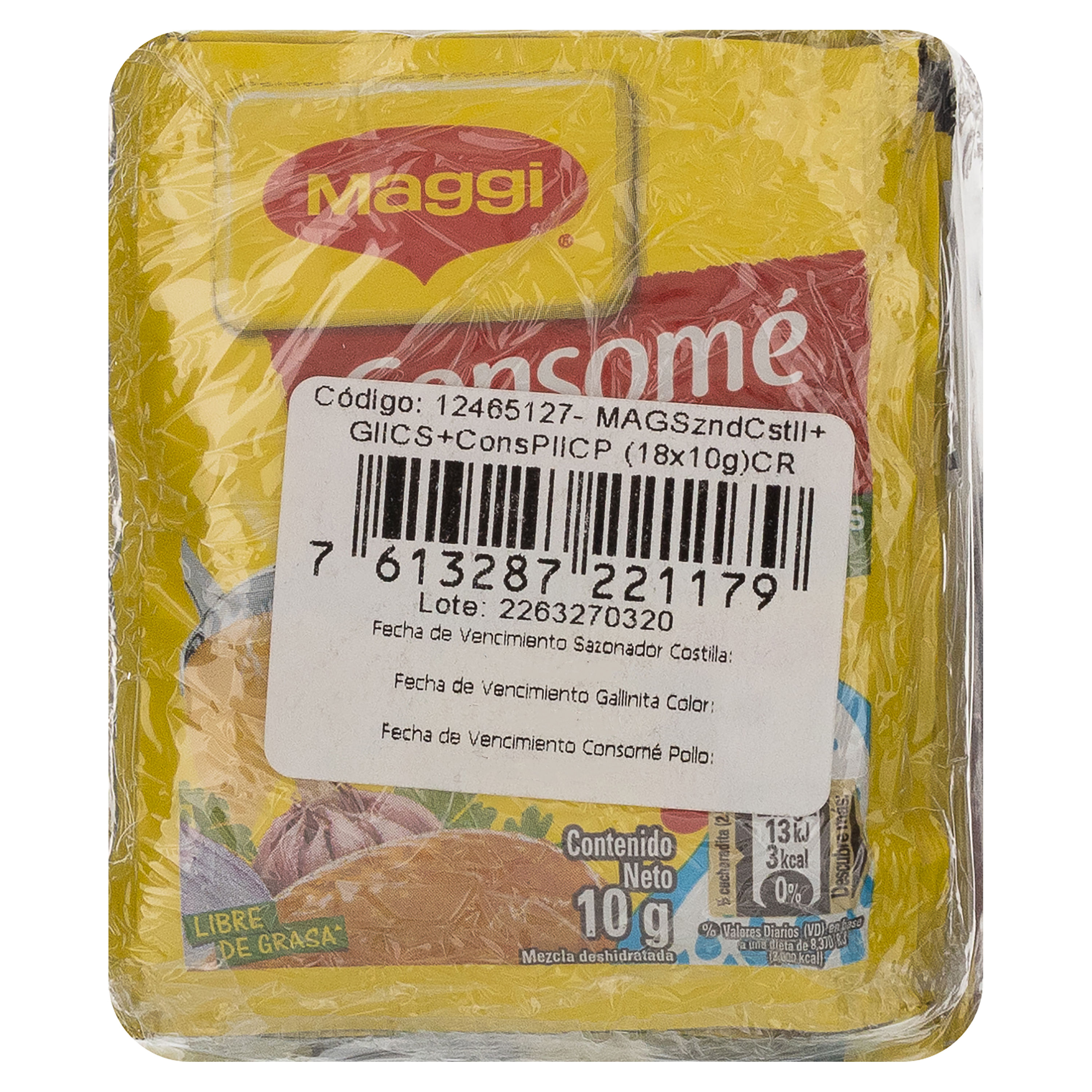 Comprar Consomé Maggi mix 14 pack más 4 sobres gratis - 180 g | Walmart ...