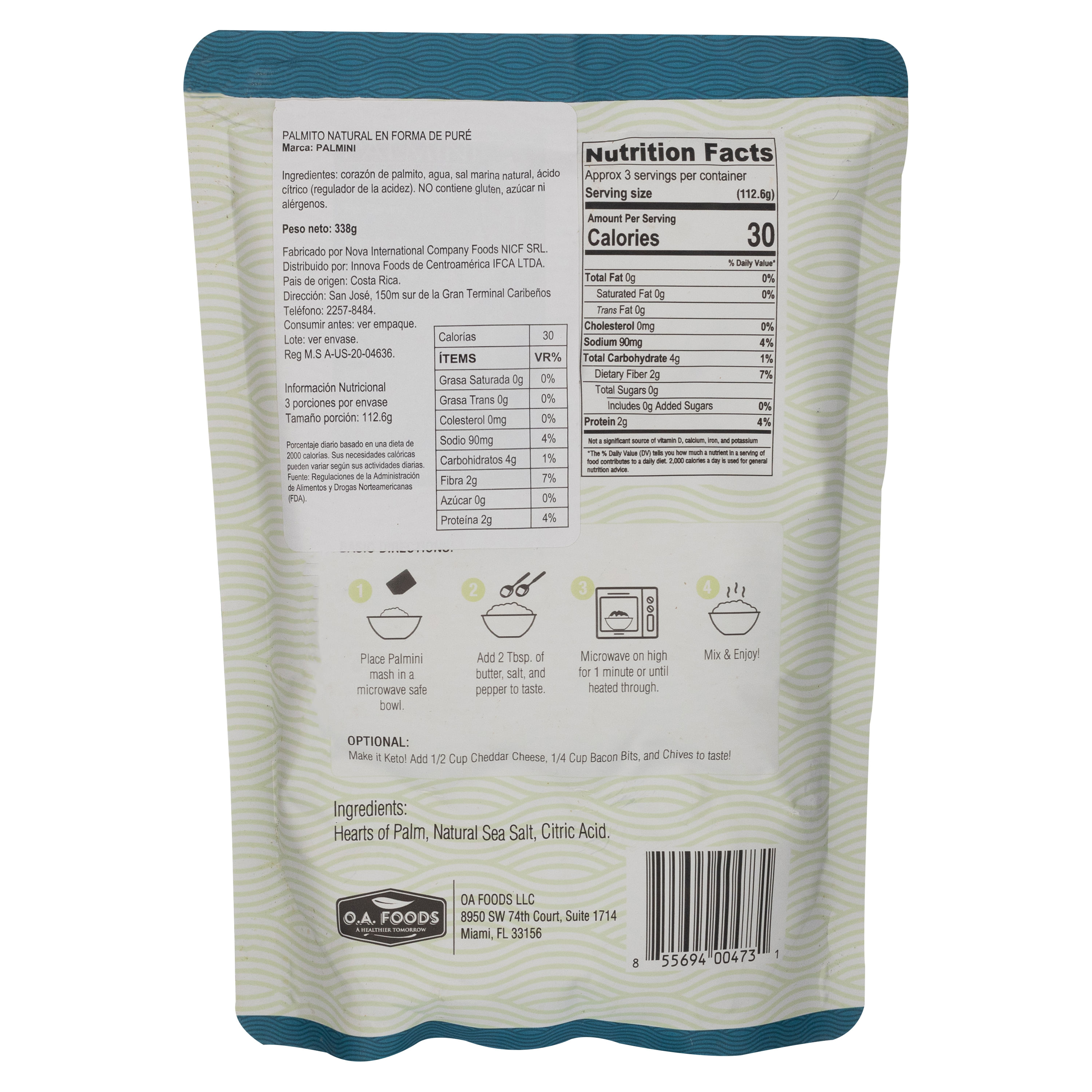 Comprar Pasta Palmini Palmito Pure -338gr | Walmart Costa Rica