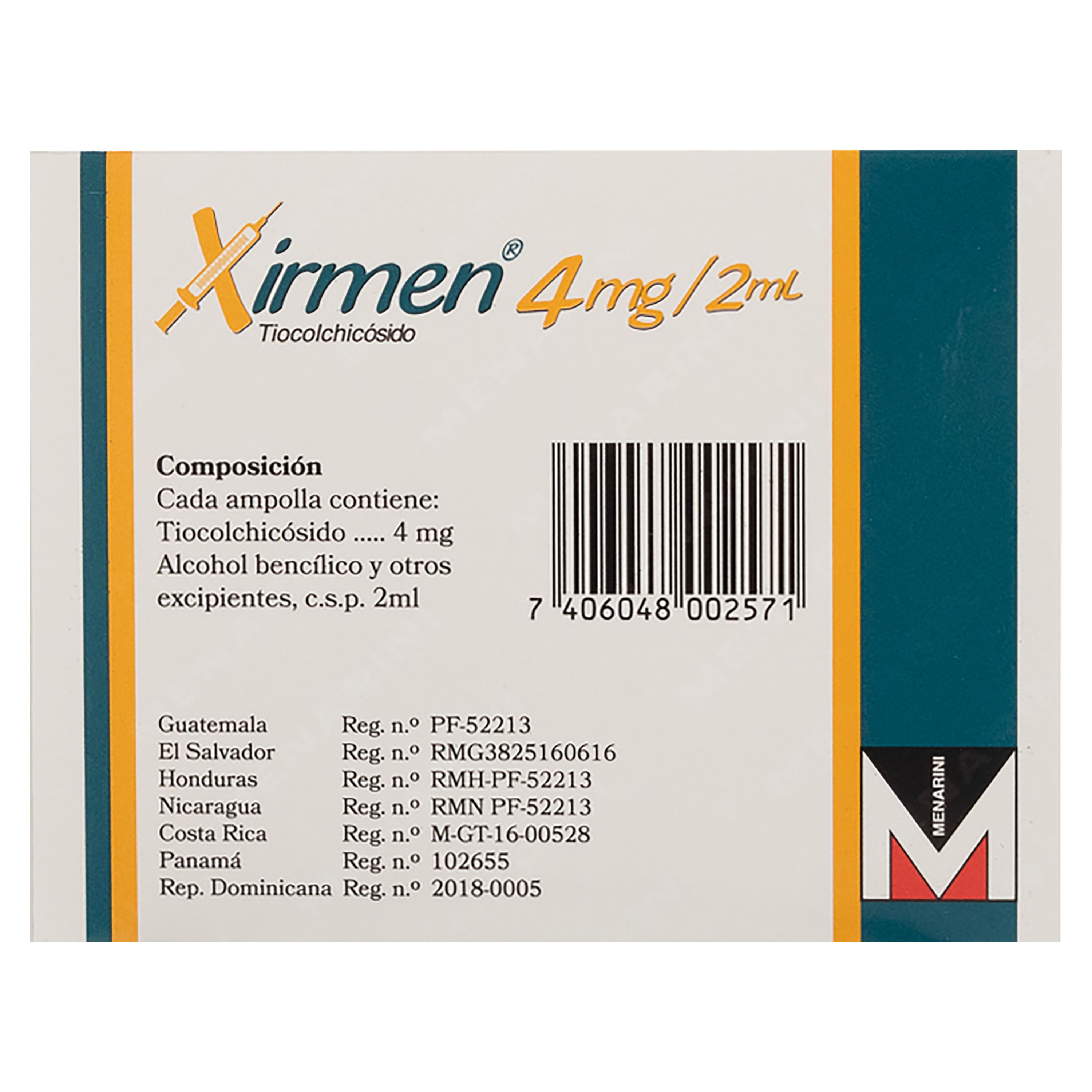 Comprar Xirmen 4Mg/2ml, Precio indicado por unidad | Walmart Costa Rica ...