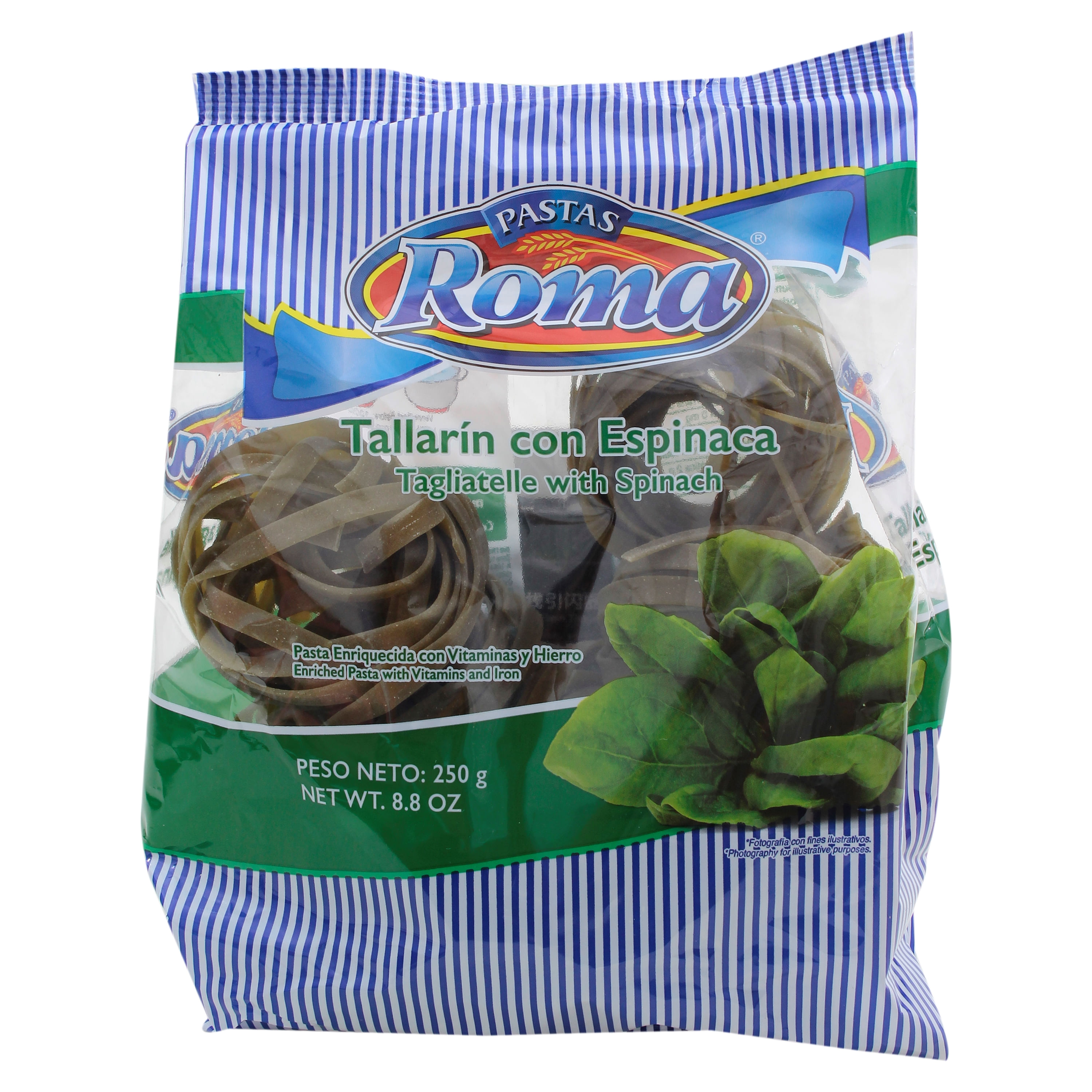 Comprar Pasta Roma Tallarin Con Espinaca - 300gr | Walmart Costa Rica ...