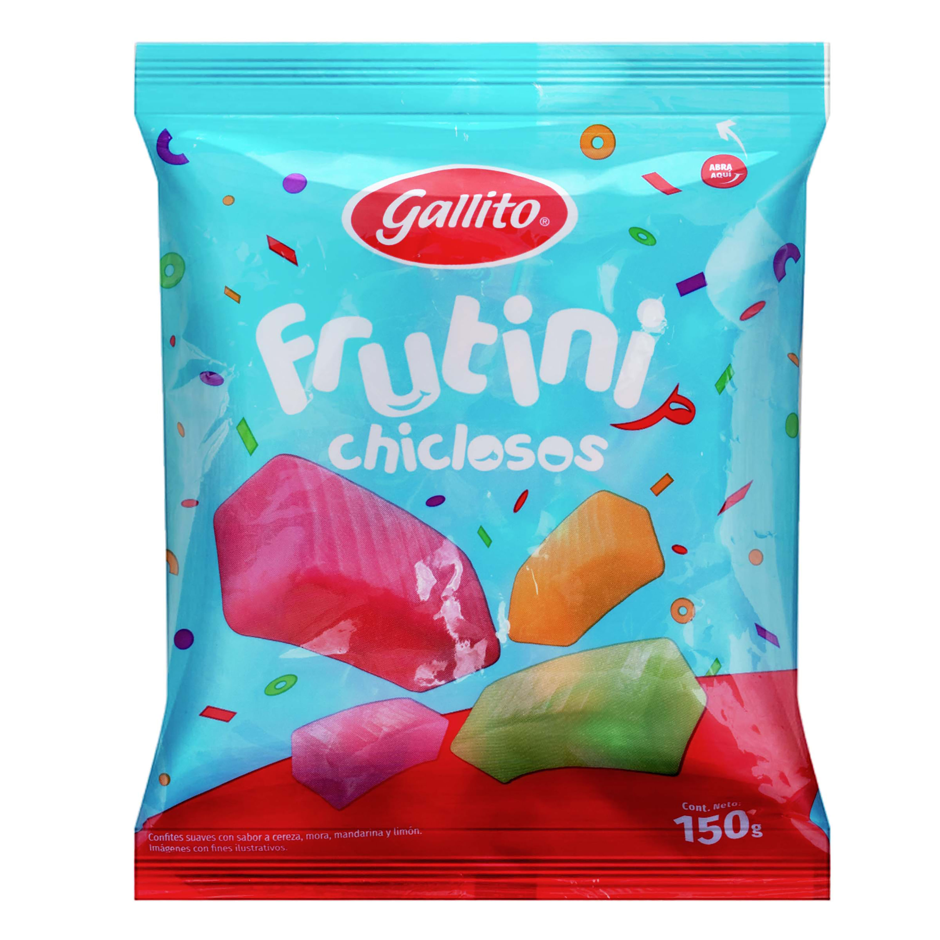 Comprar Dulce Gallito Frutini Chiclosos - 150g | Walmart Costa Rica ...