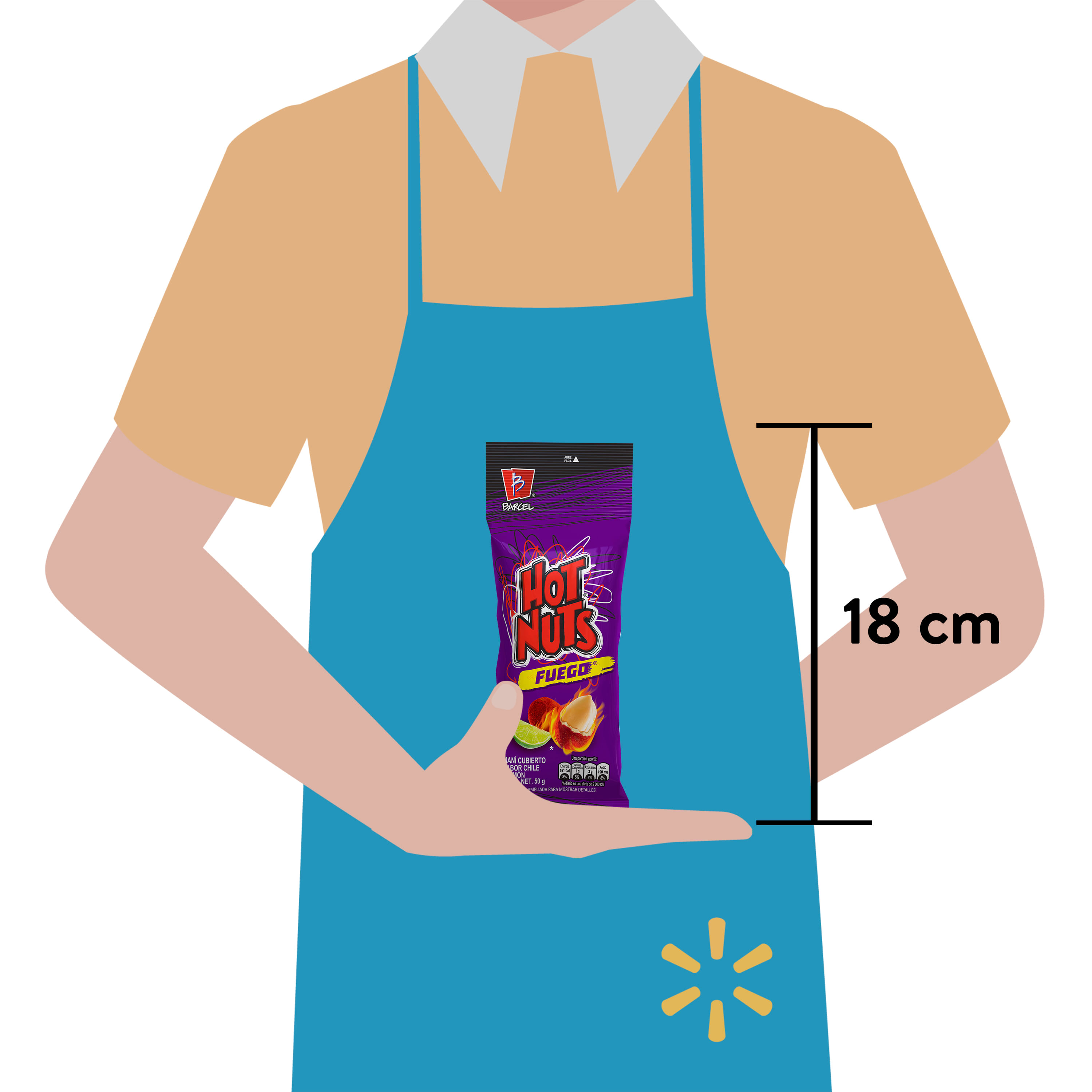 Comprar Mani Barcel Hot Nuts Fuego - 50 g | Walmart Costa Rica