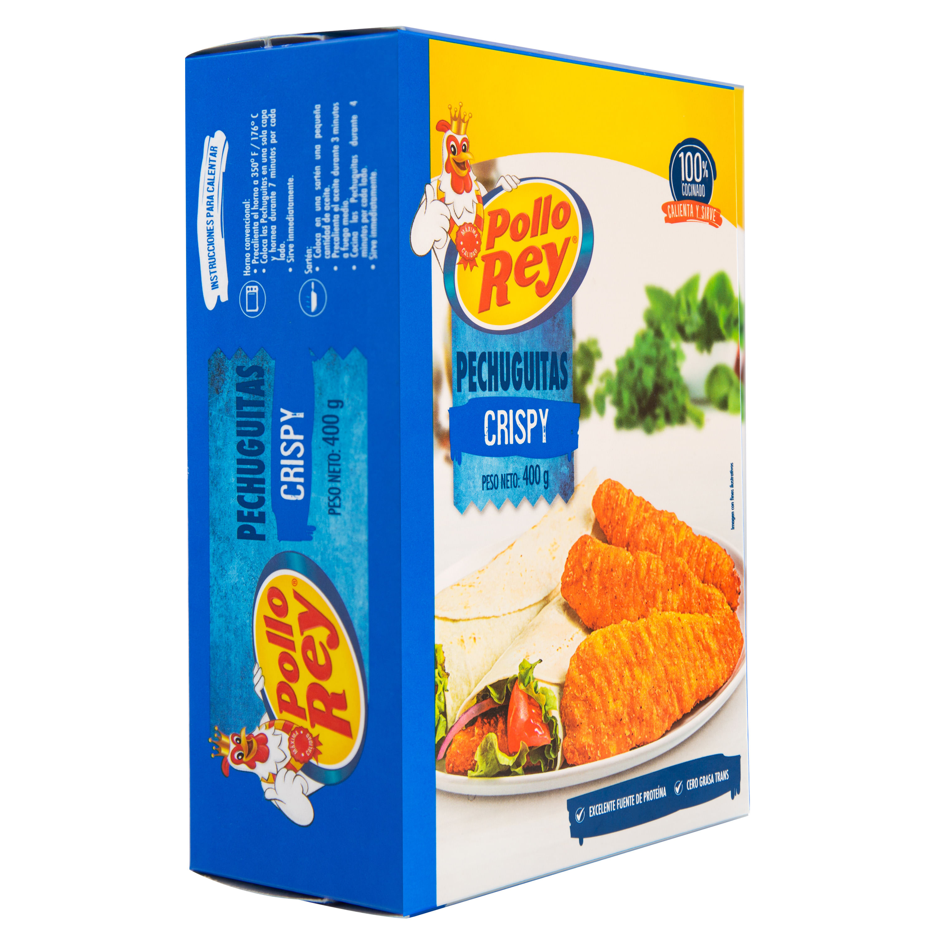 Comprar Pechuguitas Crispy Pollo Rey -400gr | Walmart Costa Rica ...