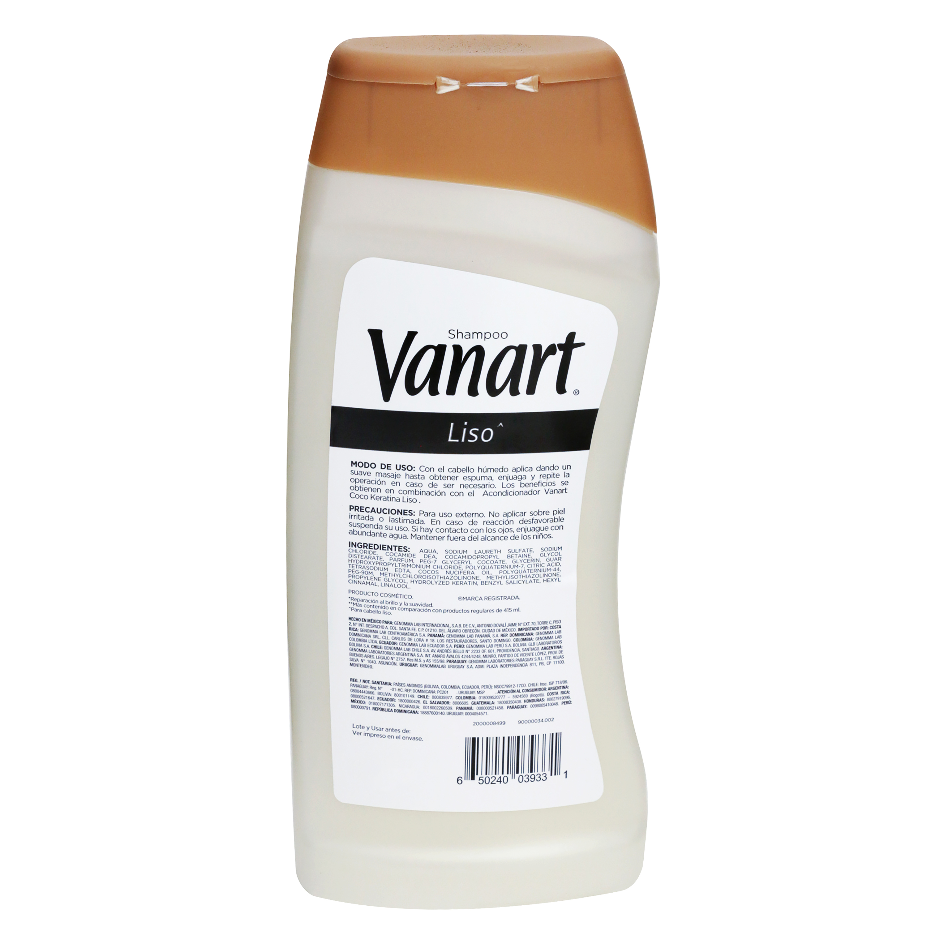 Shampoo Vanart Liso -600ml
