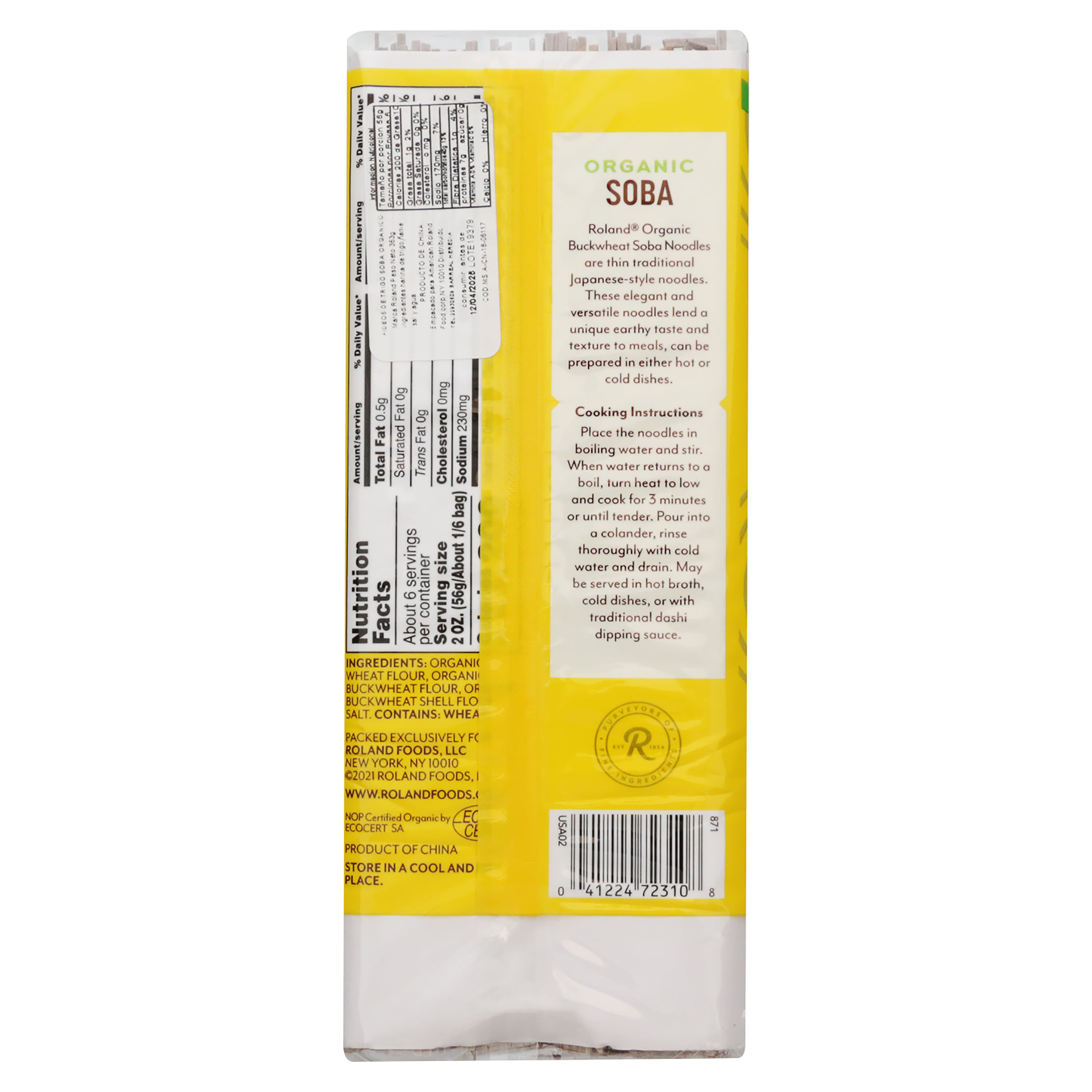 Comprar Fideos Roland Japonese Soba -363gr | Walmart Costa Rica ...