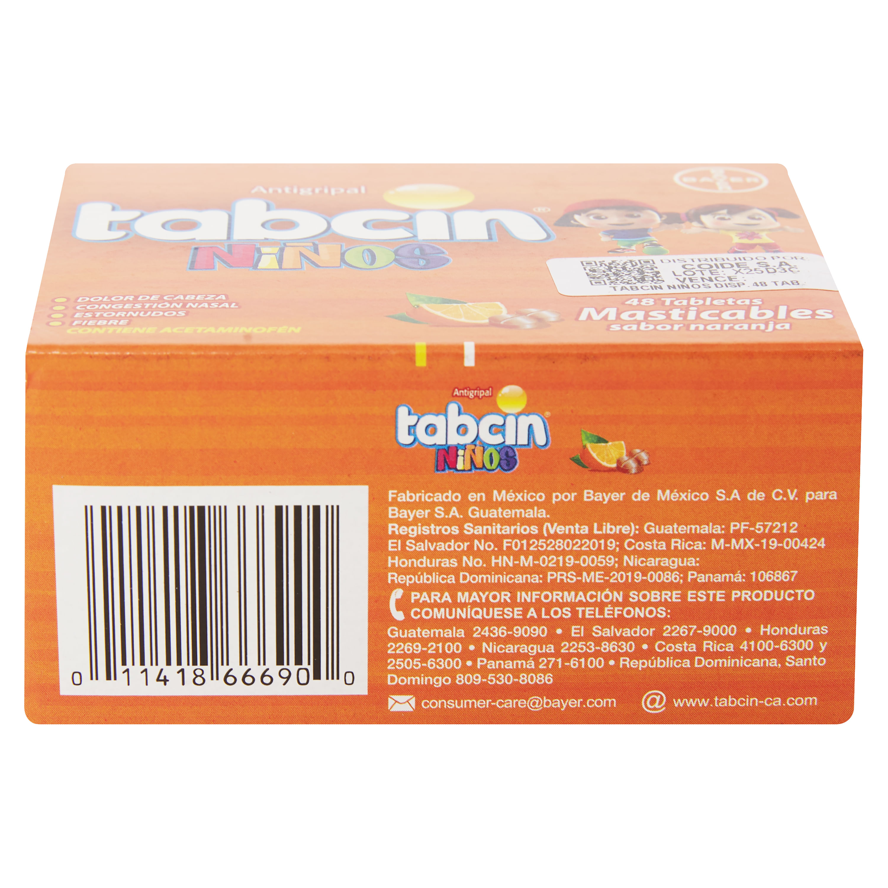 Comprar Tabcin Ni§Os X48 Tab | Walmart Costa Rica - Walmart | Costa Rica