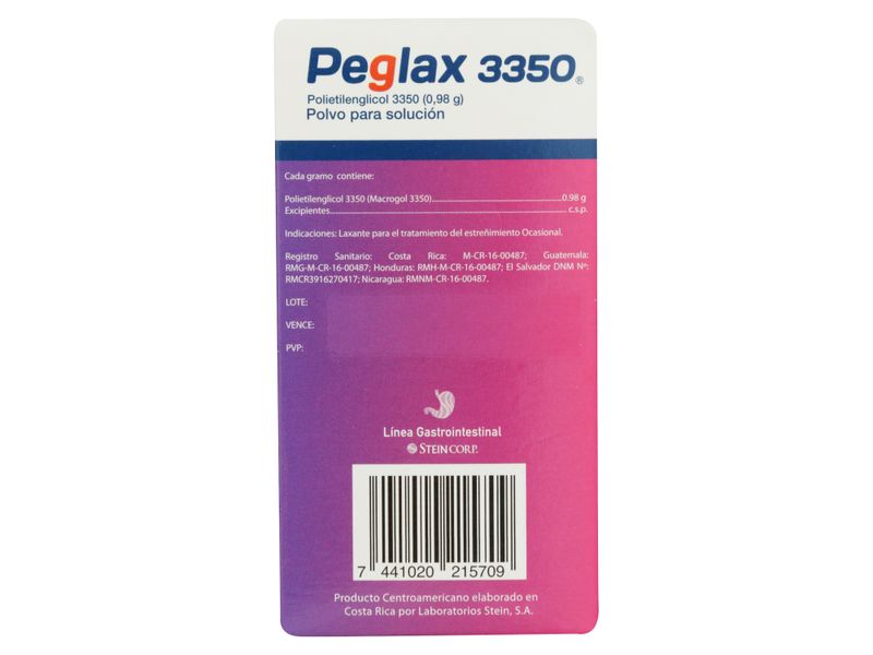 Comprar Peglax 3350 Sobres | Walmart Costa Rica