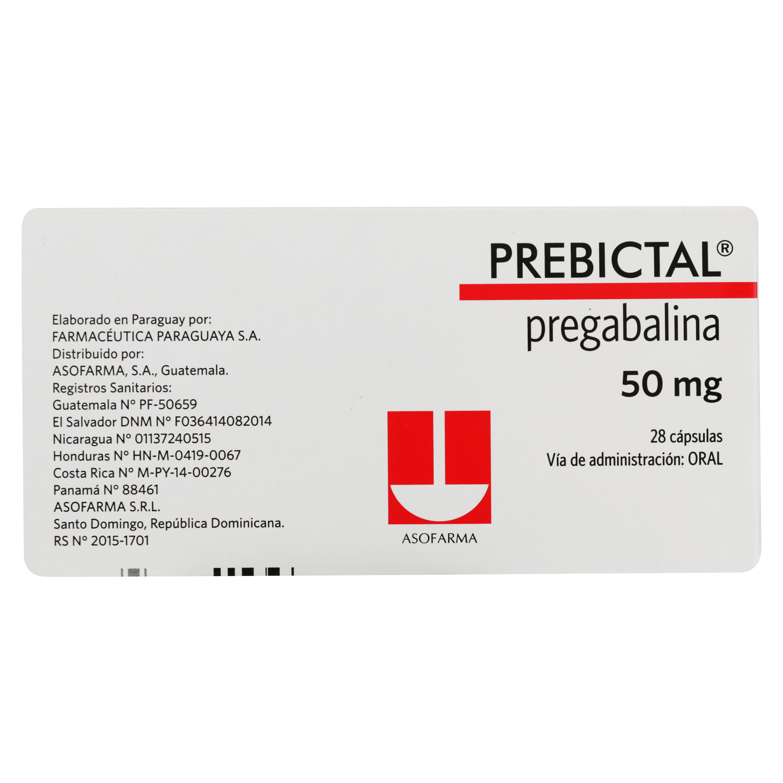 Comprar Prebictal 50Mgx 28 | Walmart Costa Rica - Walmart | Costa Rica