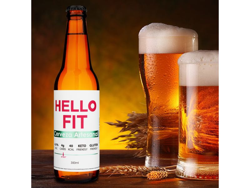 Comprar Cerveza Hello Fit artesanal citrus - 350 ml | Walmart Costa Rica