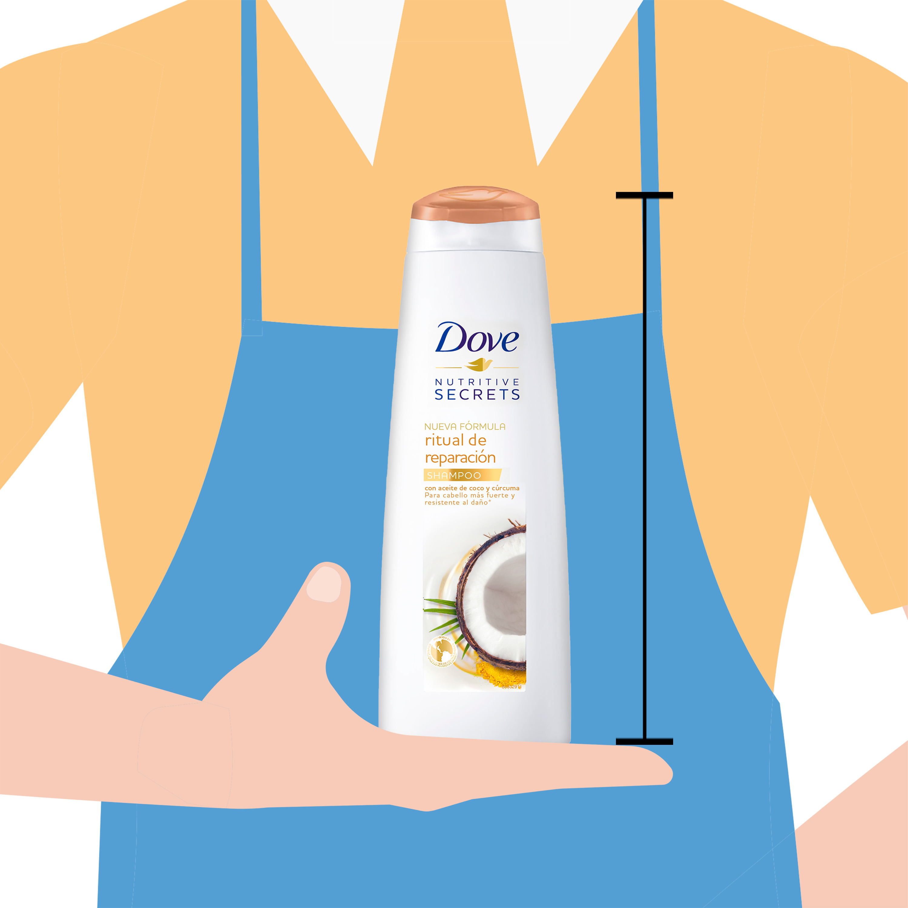 Comprar Shampoo Dove Reparacion Coco Y Curcuma - 400 ml | Walmart Costa ...