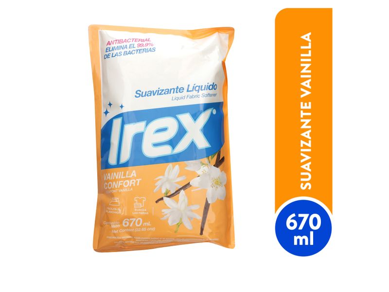 Comprar Suavizante Vainilla Irex -670ml | Walmart Costa Rica