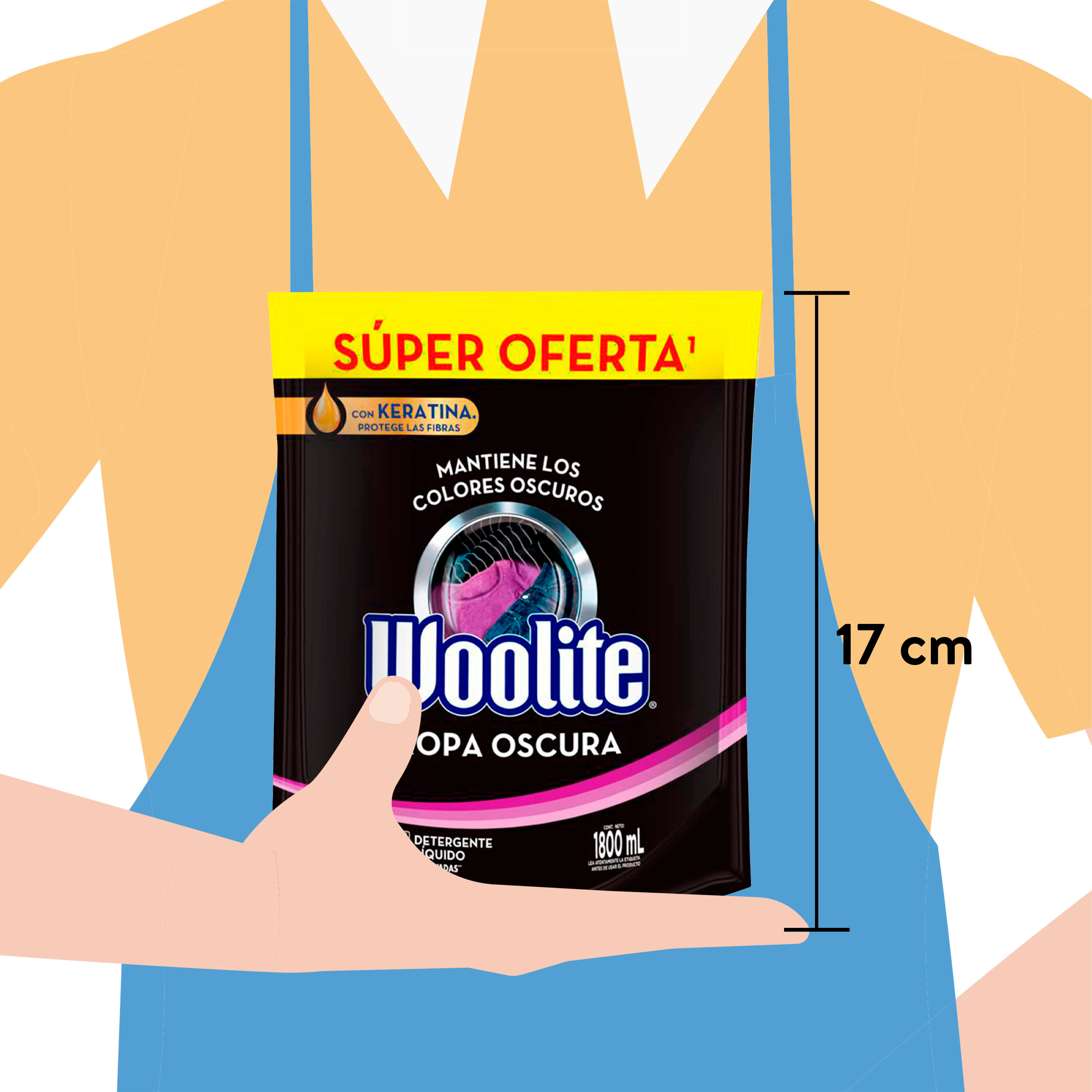 Comprar Detergente Woolite Ropa Oscura Doypack -1800ml | Walmart Costa ...