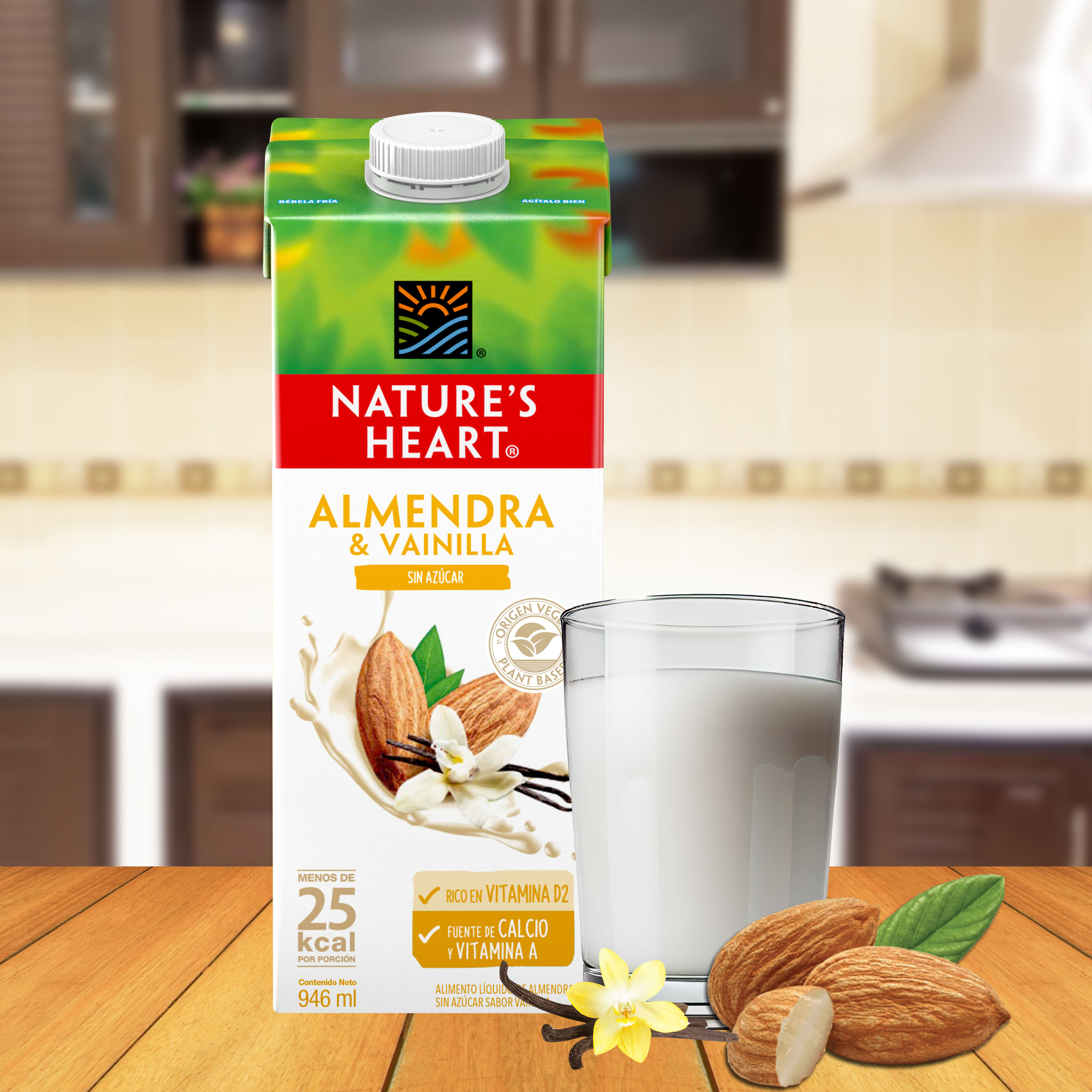 Comprar Bebida De Almendra Y Vainilla Natures Heart® Tetrapack Sin