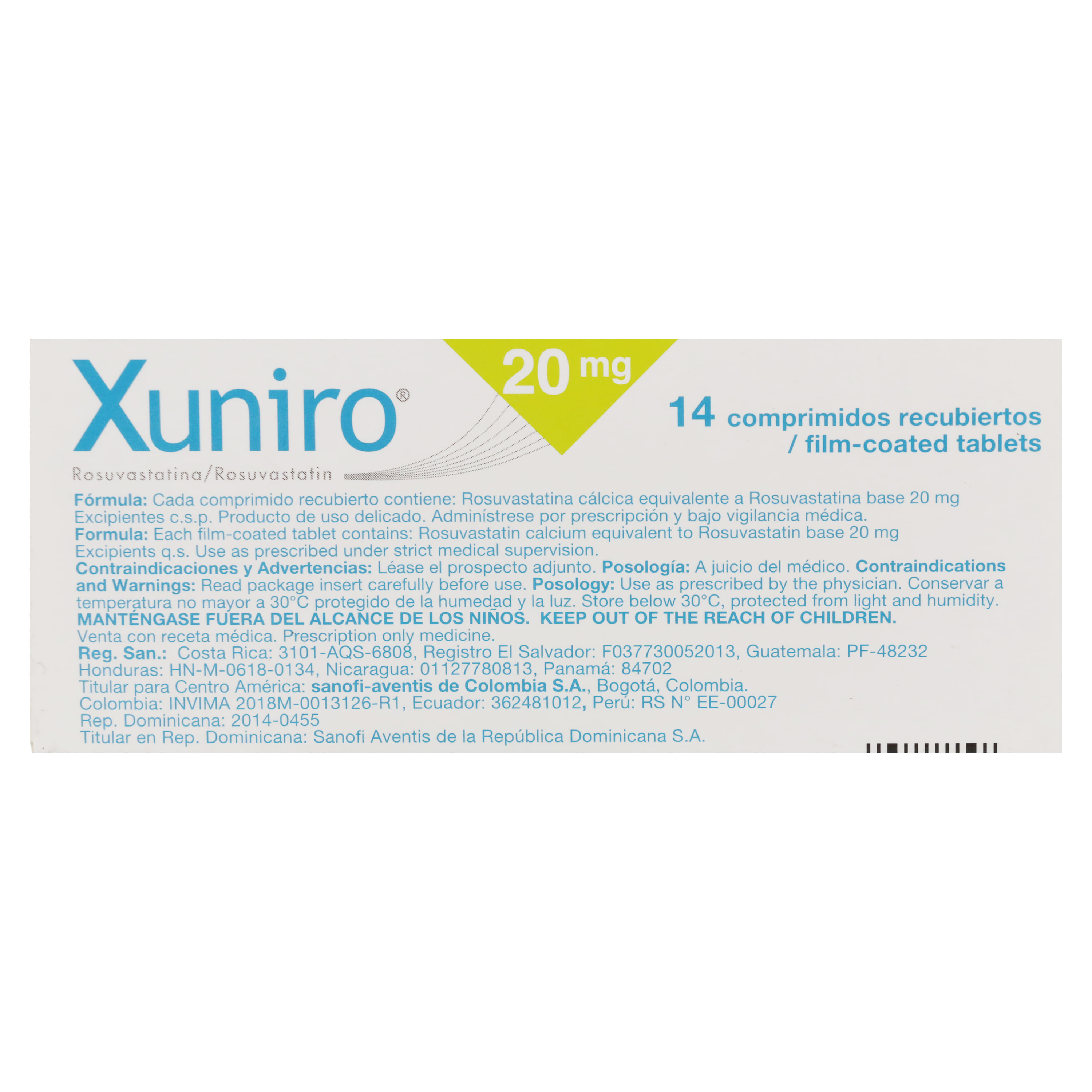 Comprar Xuniro 20 X14 | Walmart Costa Rica