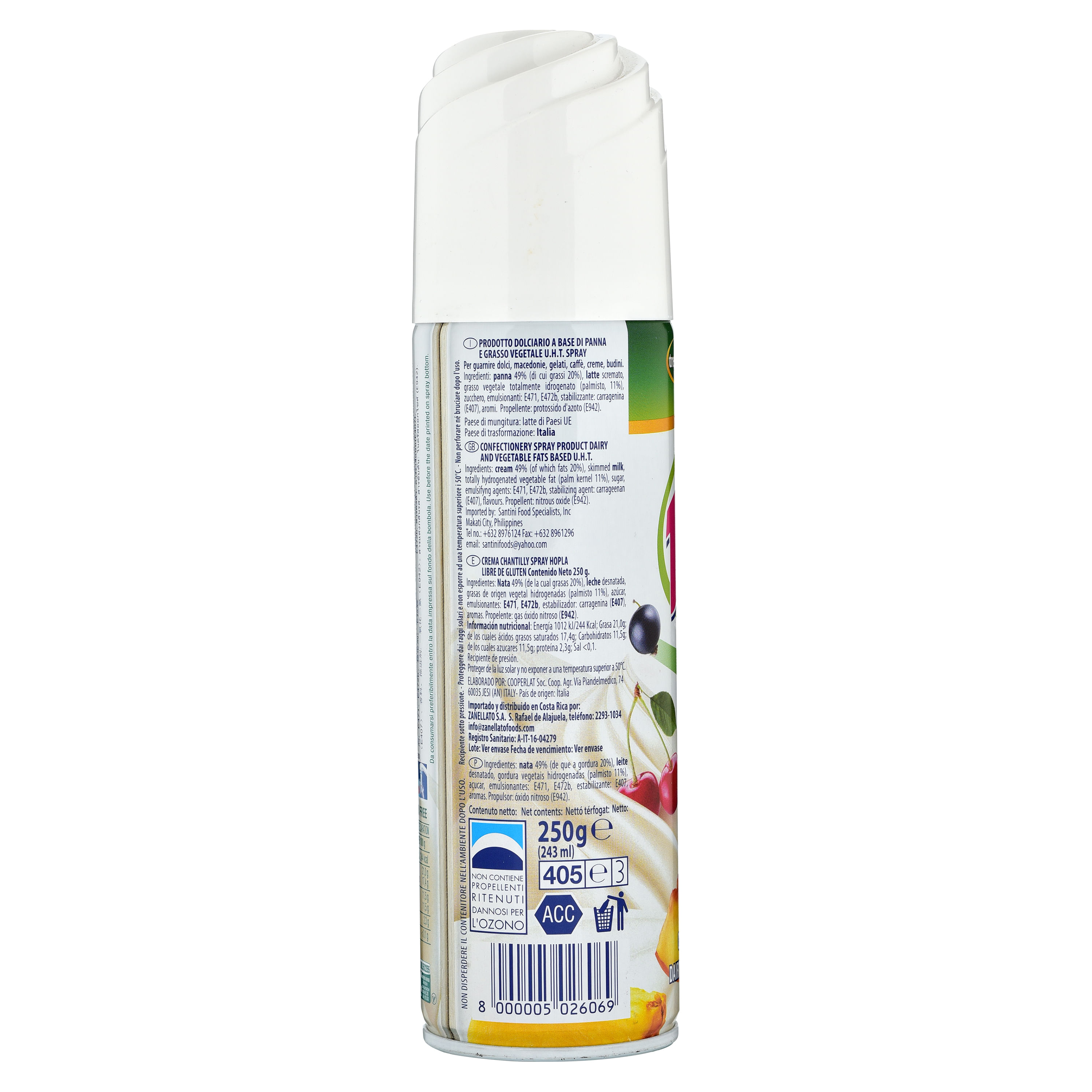 Comprar Crema Hopla Chantill Spray - 250ml | Walmart Costa Rica ...