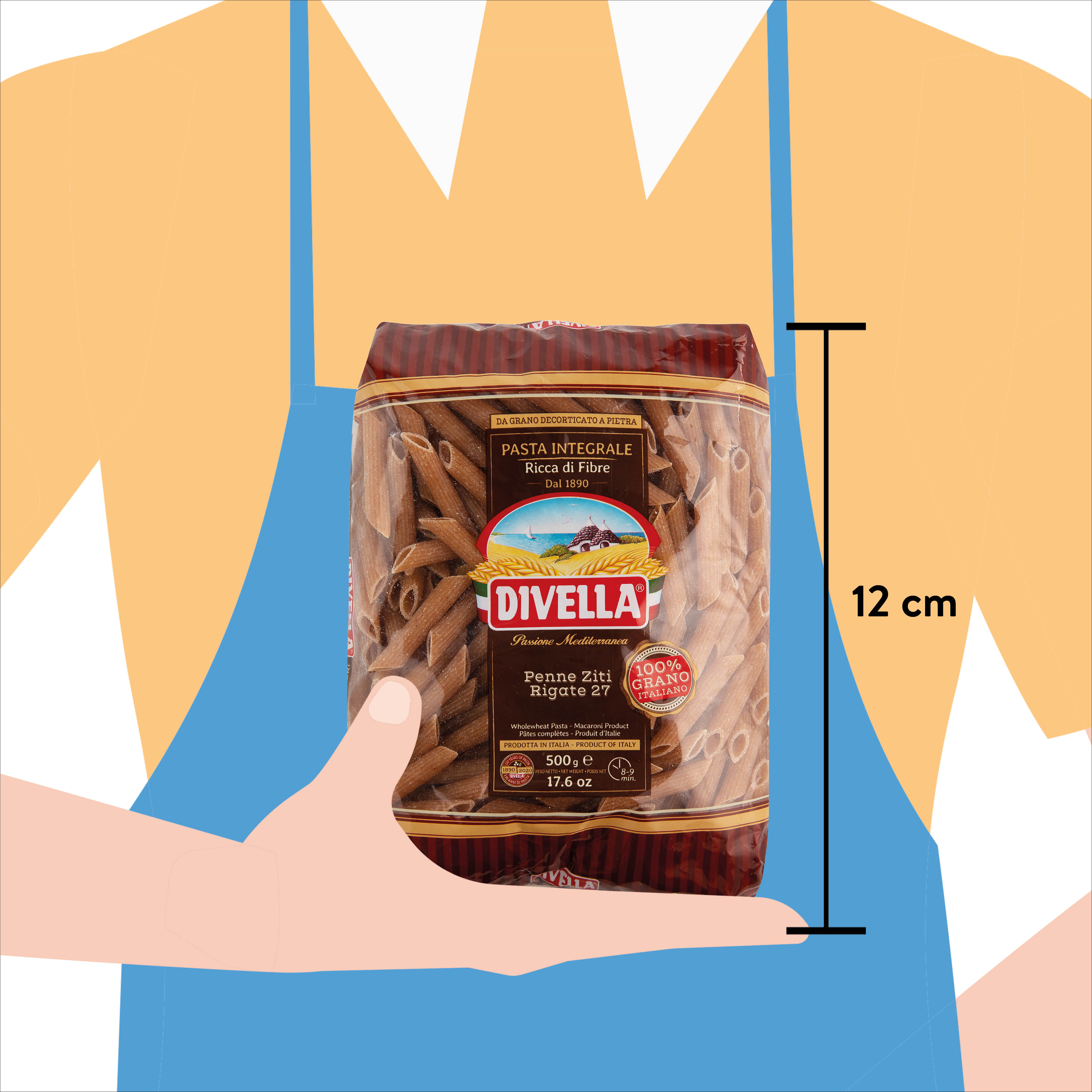 Comprar Pasta Divella penne ziti rigate no.27 integral - 500 g ...