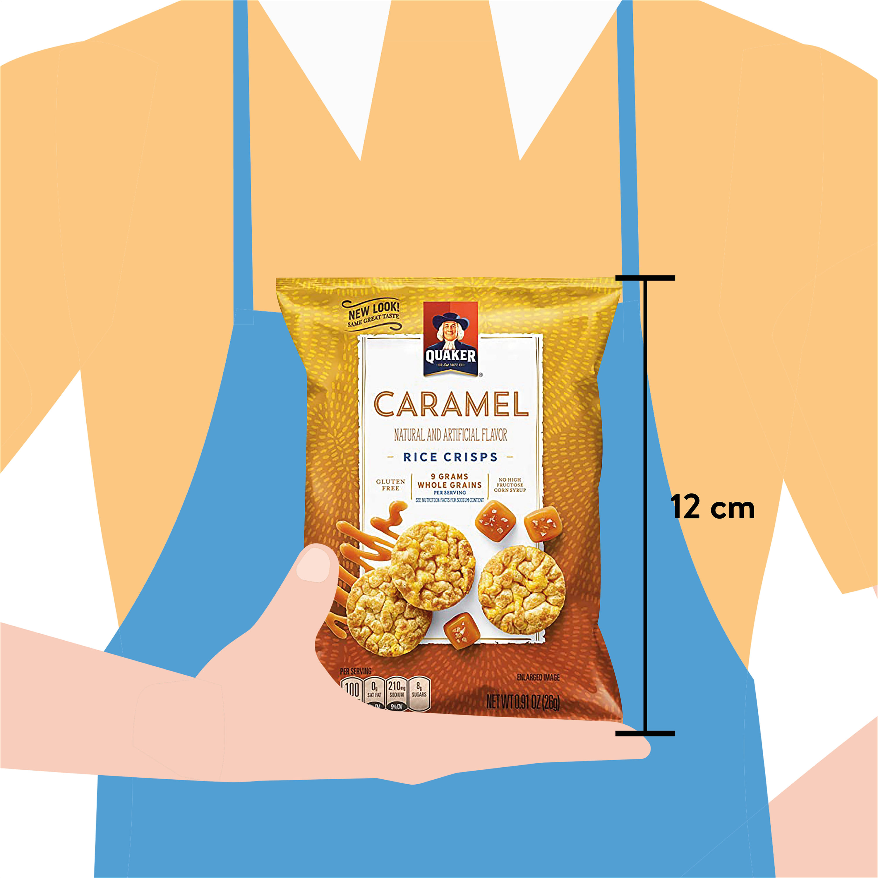 Comprar Snacks Quaker Mini Rice Crisps Caramelo -200 g | Walmart Costa ...