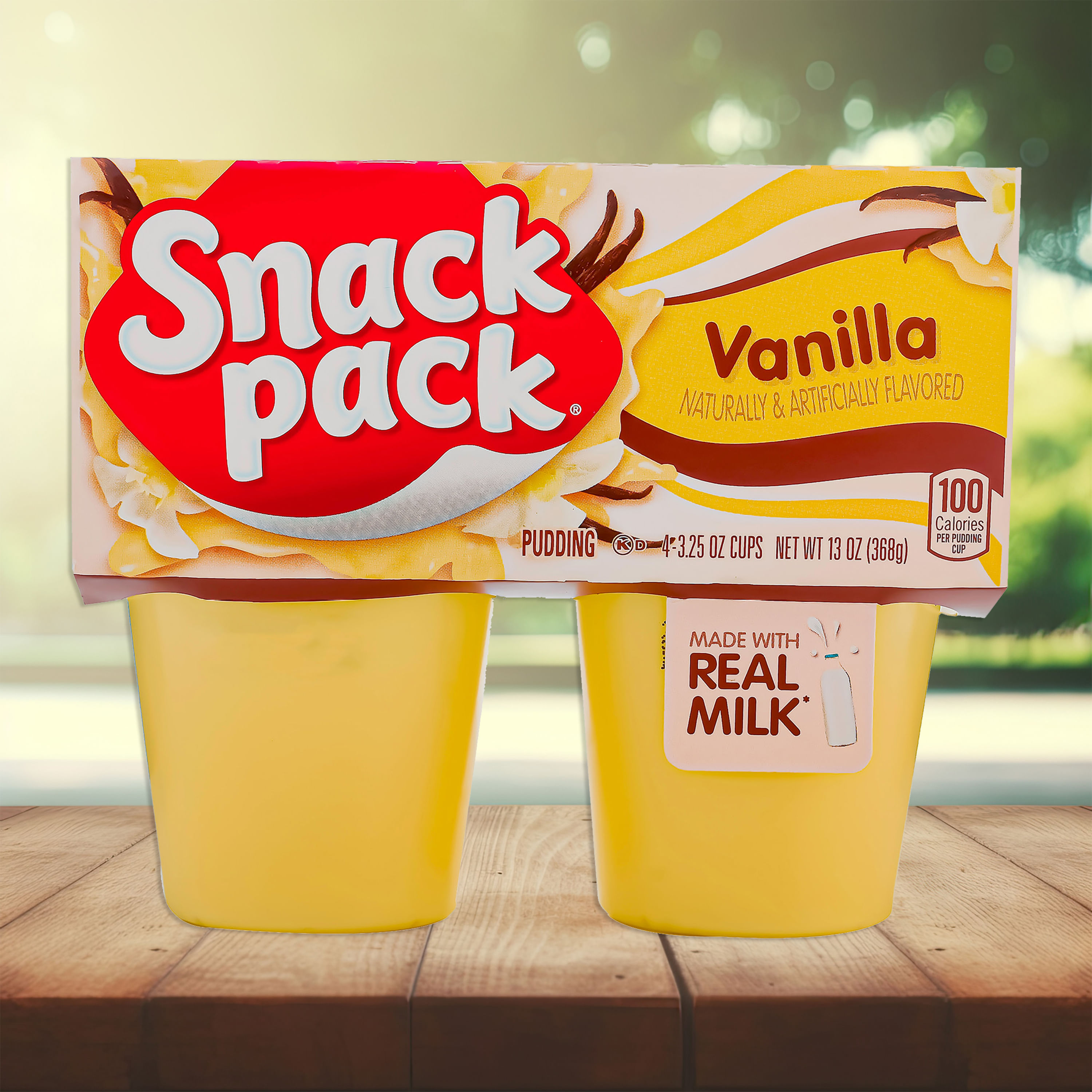 Comprar Pudding de vainilla Snack Pack sin preservantes 4 pack - 368 g ...