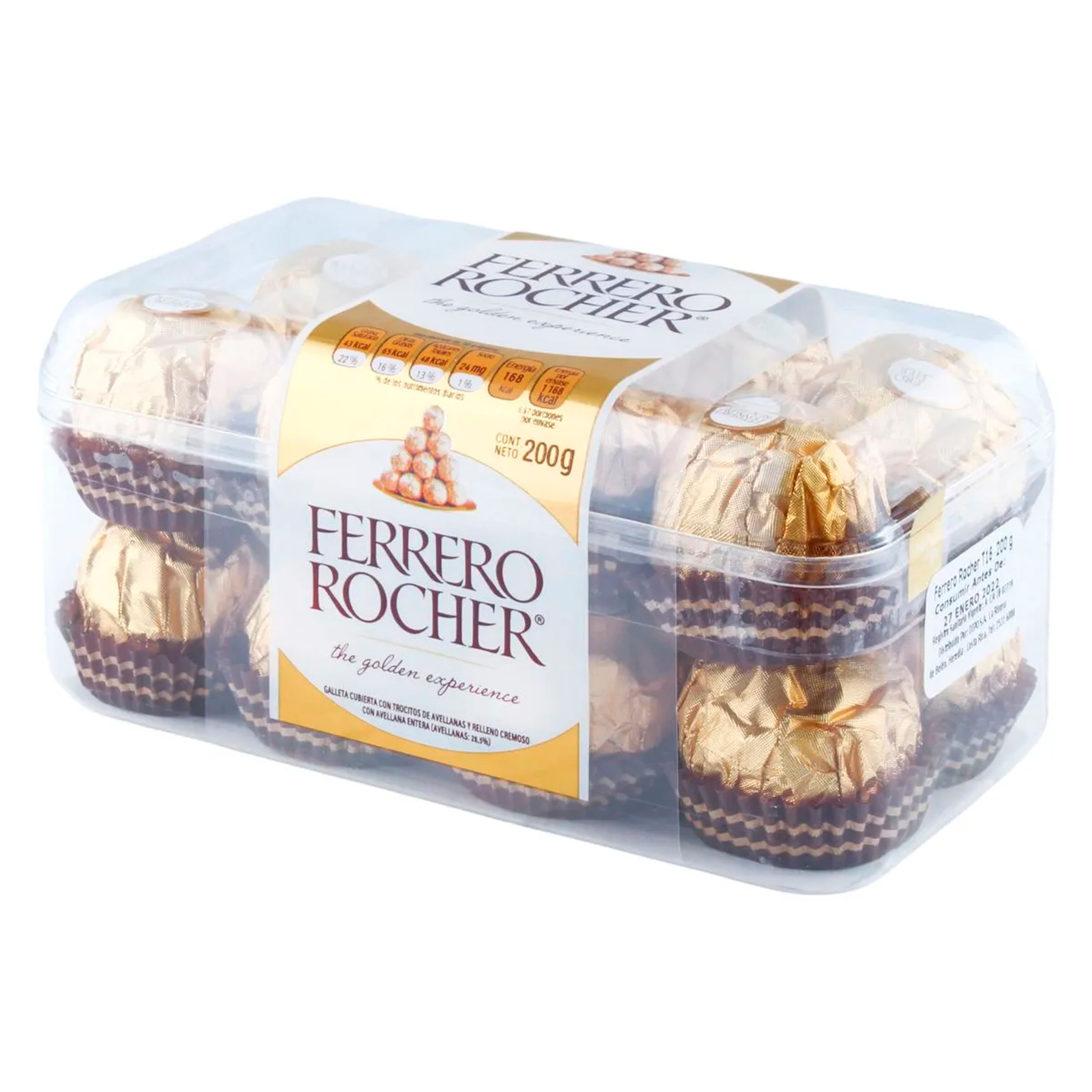 Comprar Chocolates Ferrero Rocher Golden Caja Plastica - 200 g ...
