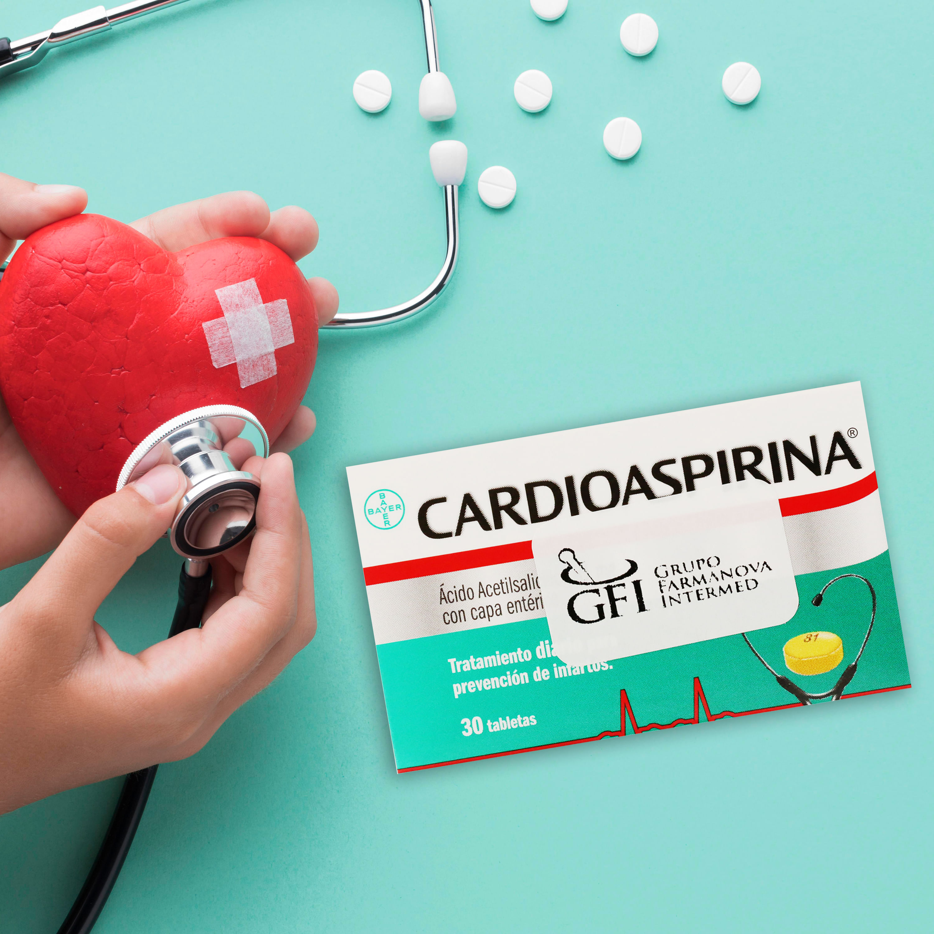 Comprar Prevención Cardiovascular Bayer Cardioaspirina caja -30 ...