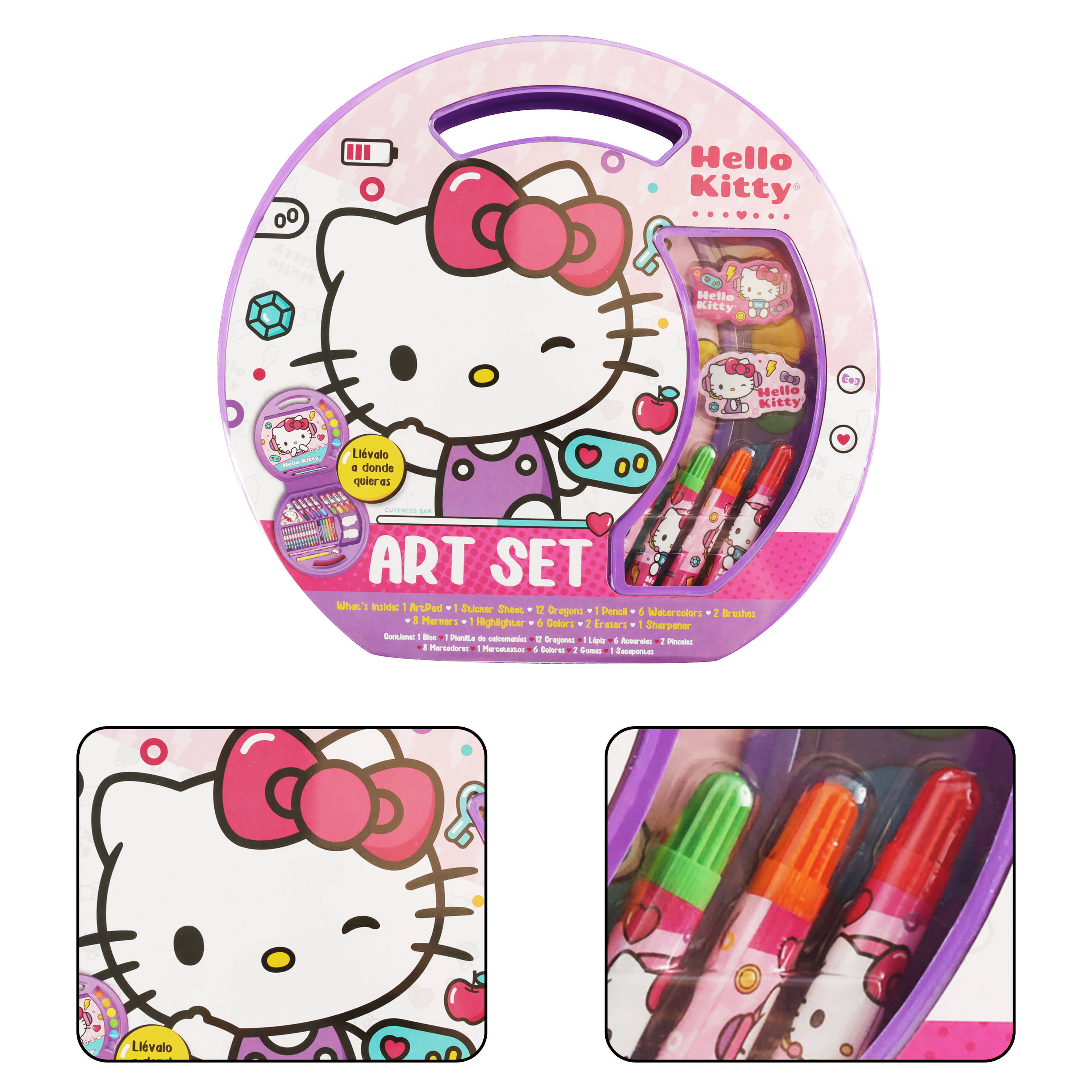 Comprar Set De Arte Case Hello Kitty 40 piezas | Walmart Costa Rica