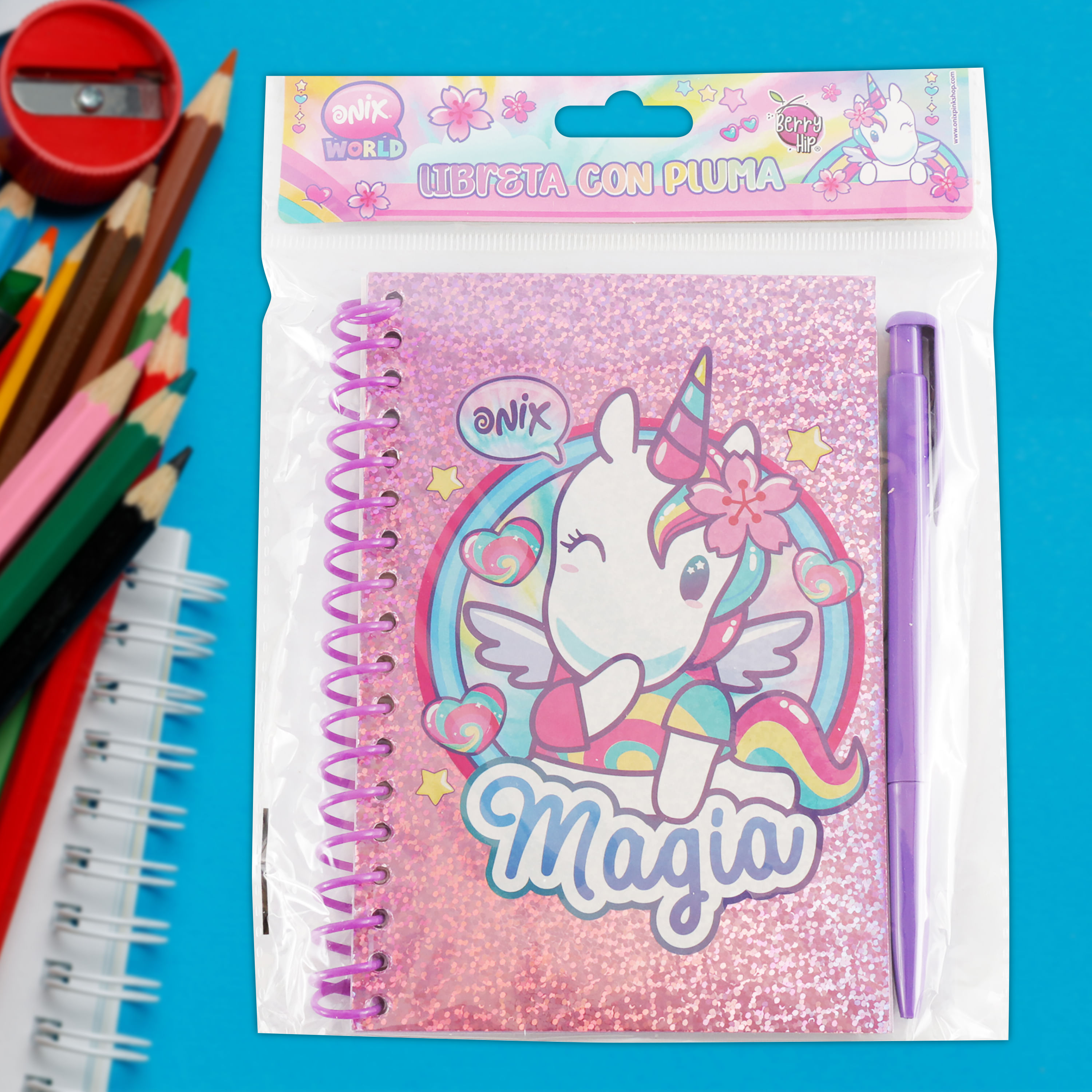 Comprar Libreta Berry Hip con pluma onix world | Walmart Costa Rica