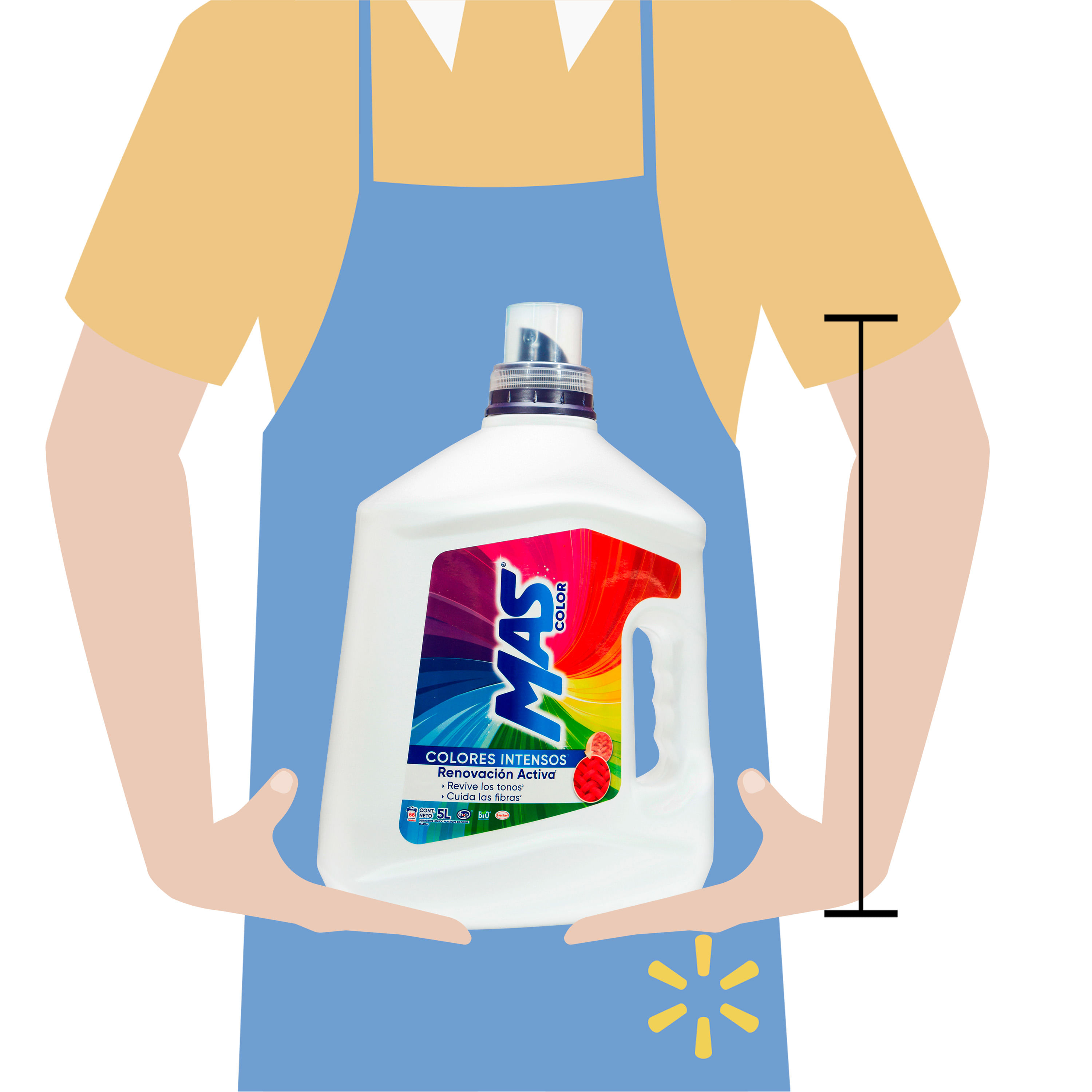 Comprar Detergente Líquido MAS Color -5Lt | Walmart Costa Rica