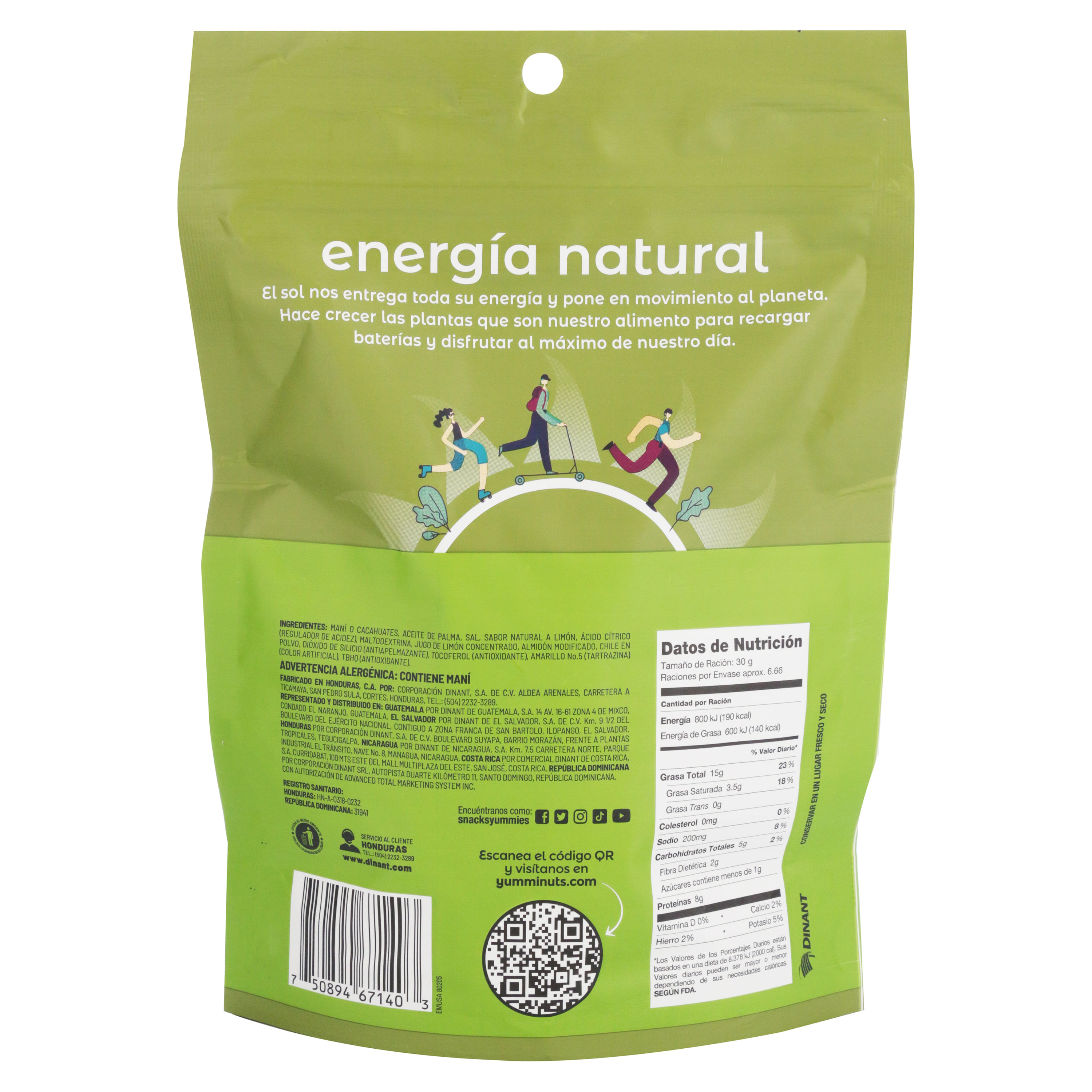 Comprar Maní Yummies Nuts Con Limón - 200g | Walmart Costa Rica ...