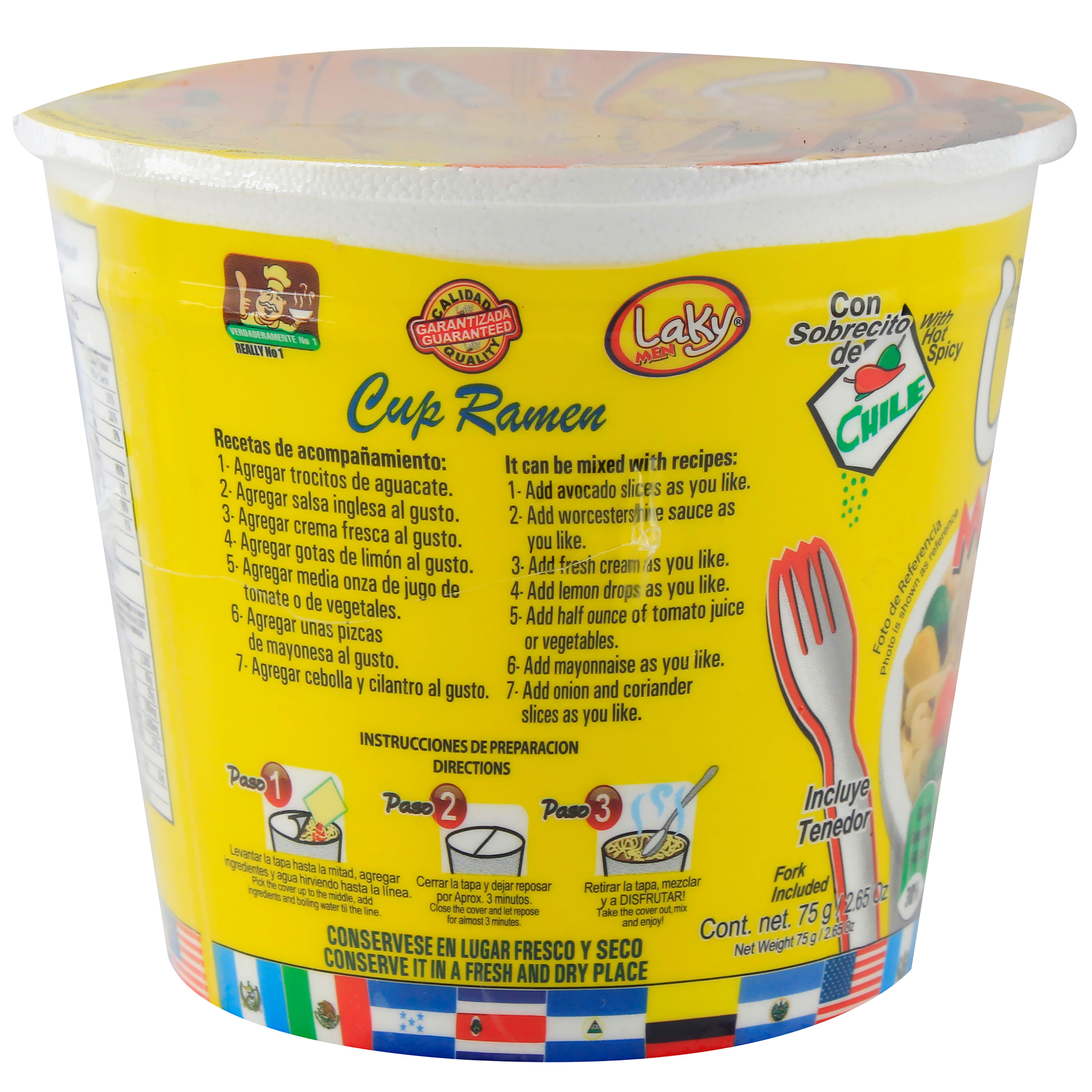 Comprar Sopa Laky, Jumbo Pollo -75 gr | Walmart Costa Rica - Walmart ...