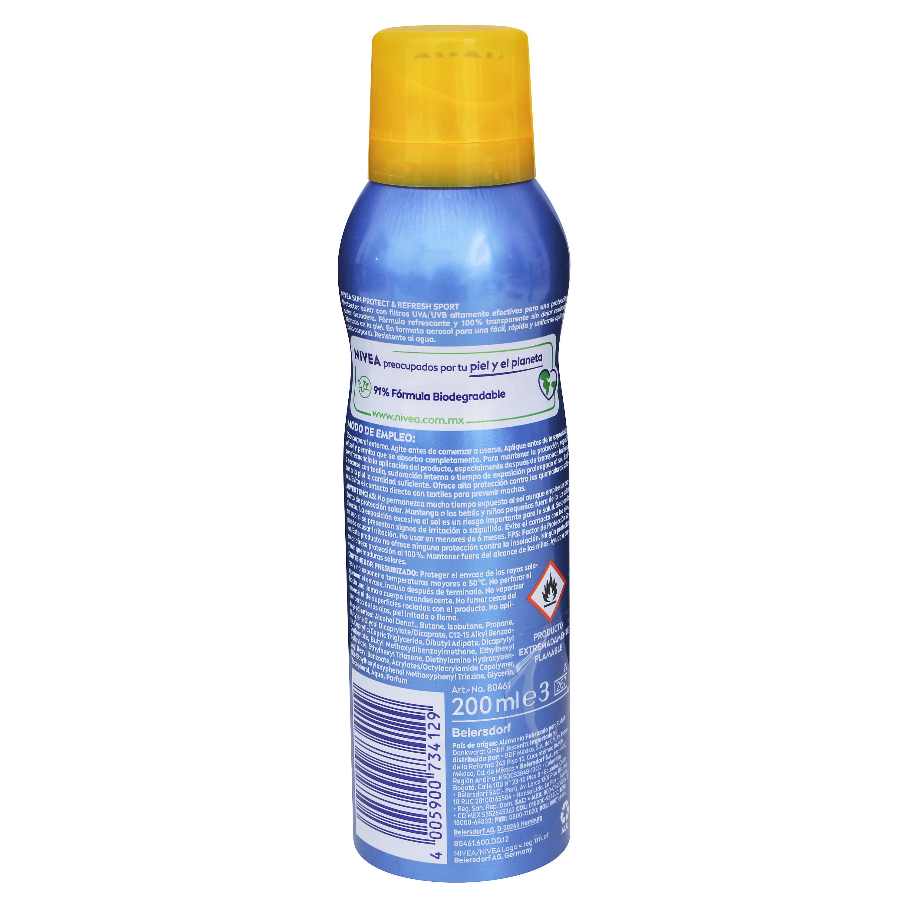 Comprar Protector solar Nivea sun protect & refres sport FPS 50 - 200 ...