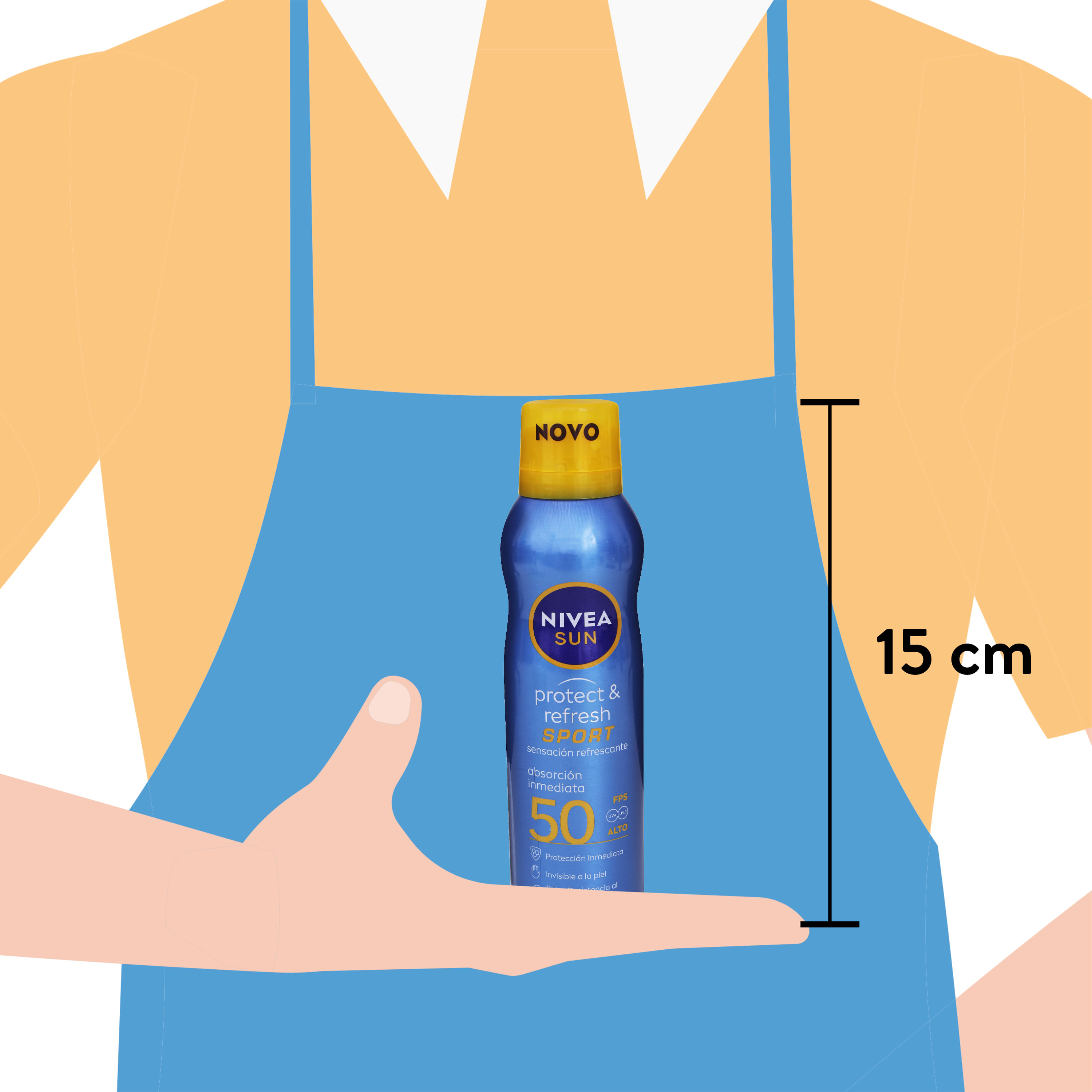 Comprar Protector solar Nivea sun protect & refres sport FPS 50 - 200 ...