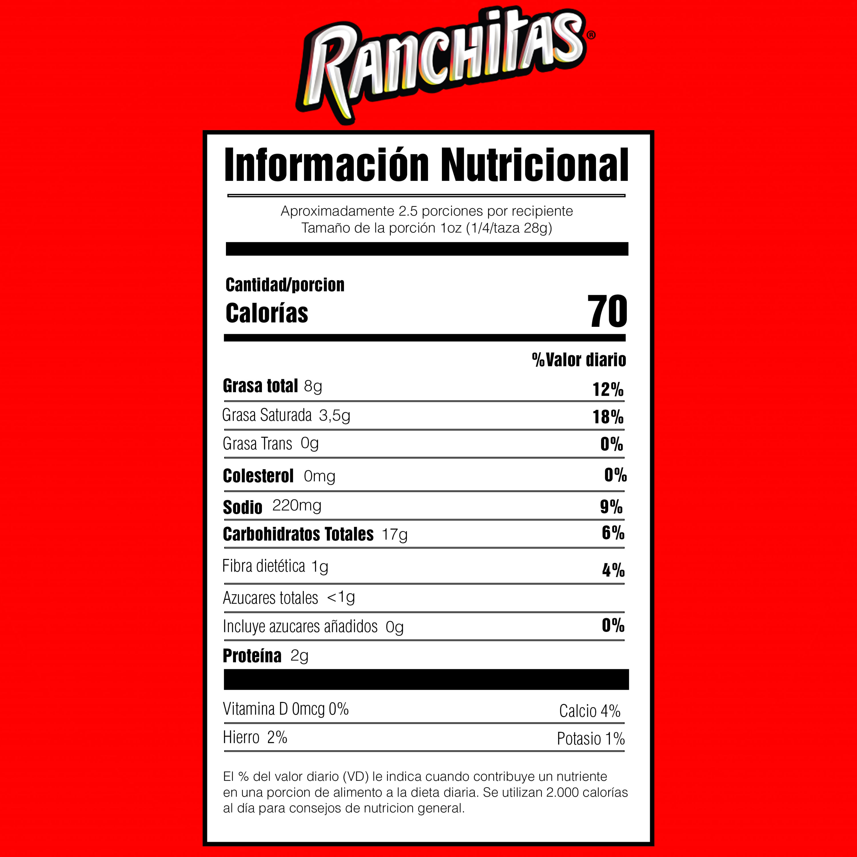 Comprar Snack Ranchitas Yummies Nacho Excitante - 70 g | Walmart Costa ...