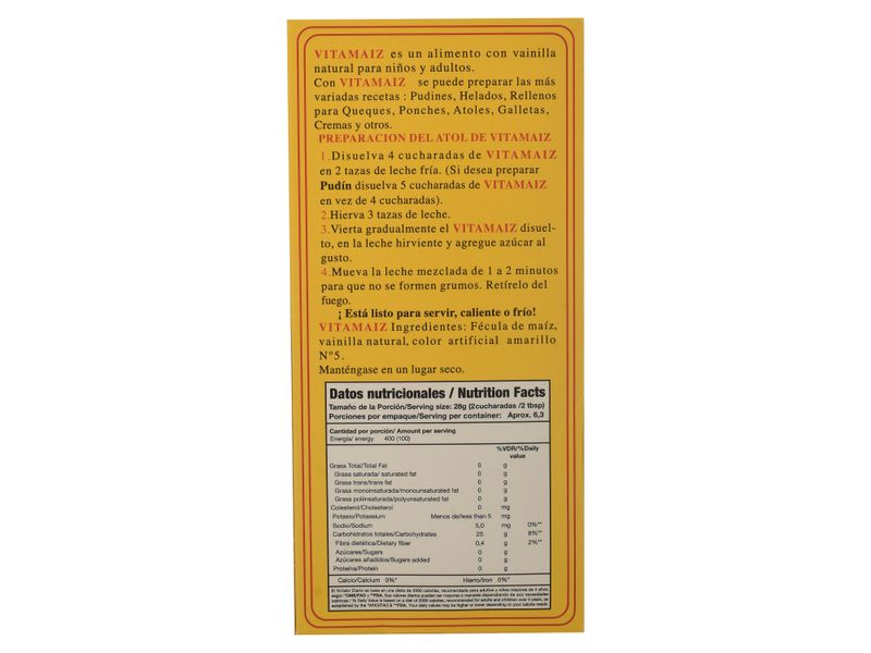 Comprar Fécula Cristal De Maíz VitaMaíz - 175g | Walmart Costa Rica